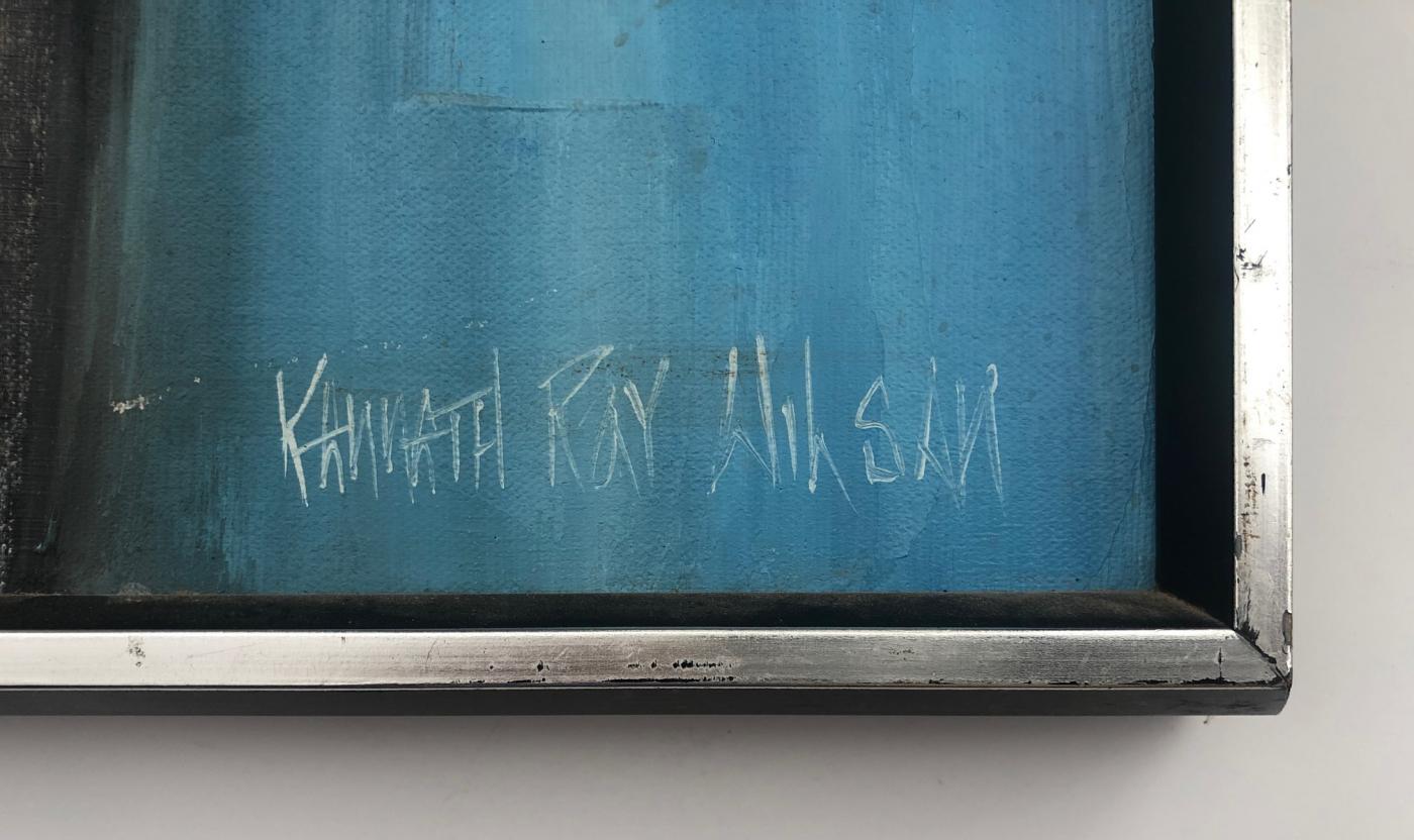 Kenneth Ray Wilson - 1960's Abstract Painting by California Listed ...