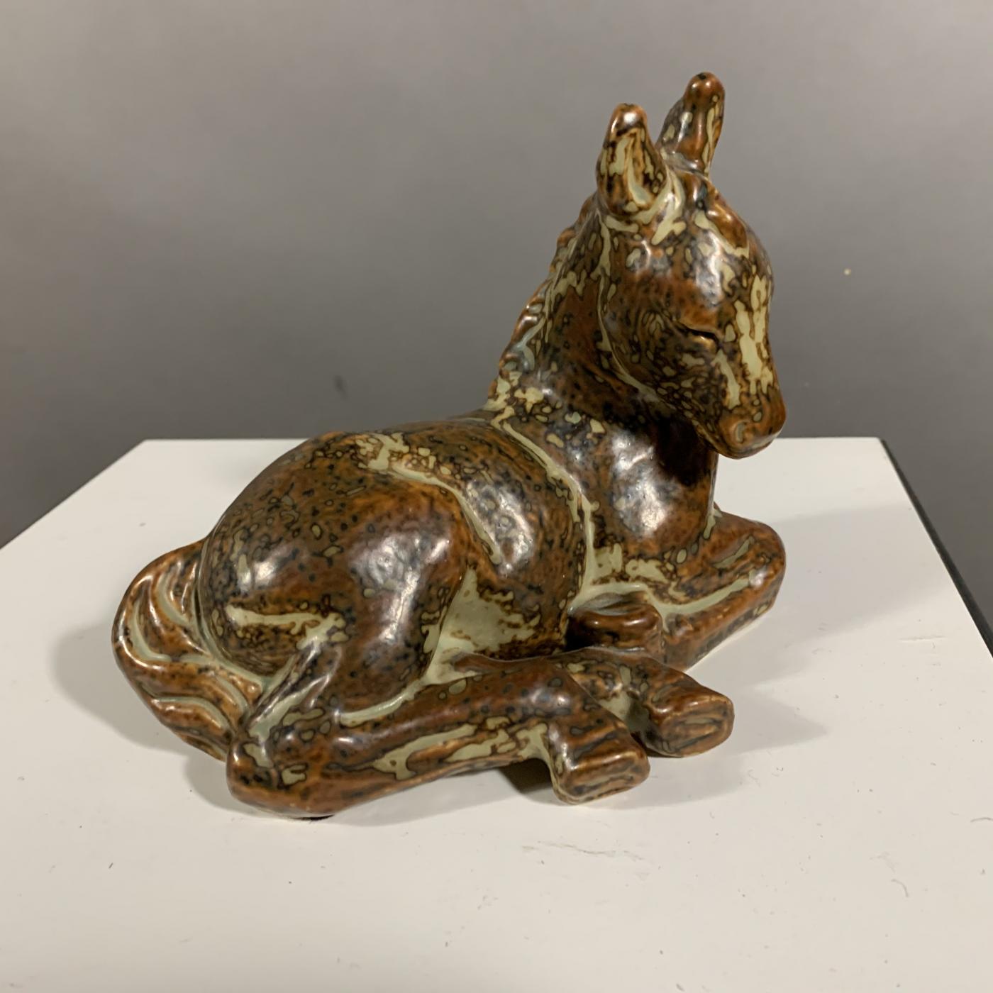 Knud Kyhn - Knud Kyhn Stoneware "Foal" for Royal Copenhagen, Denmark 1964