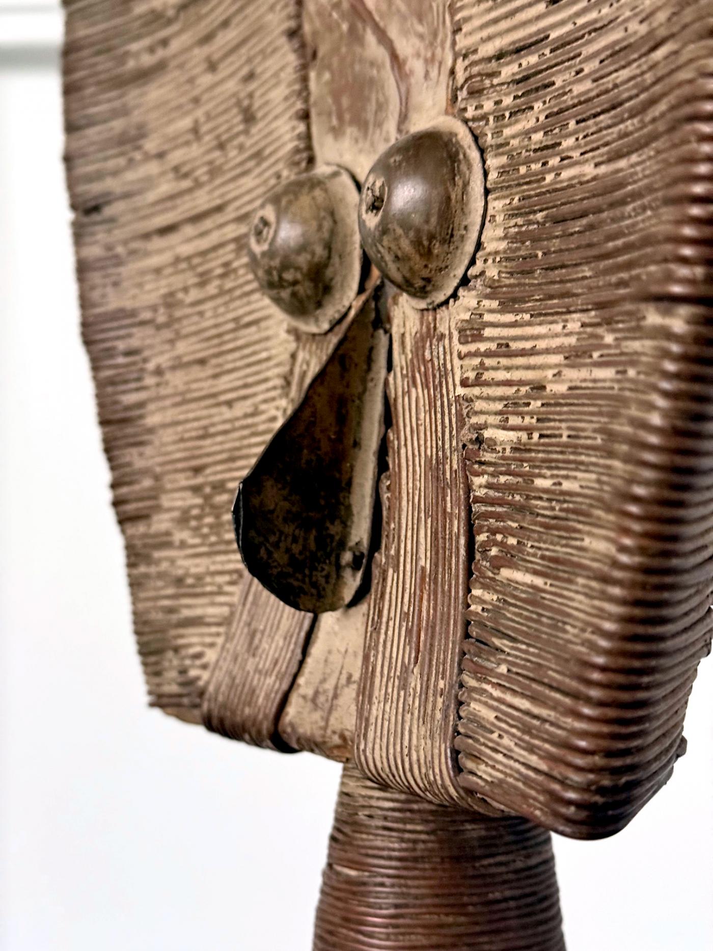 Kota Reliquary Figure Sculpture Mahongwe People Gabon