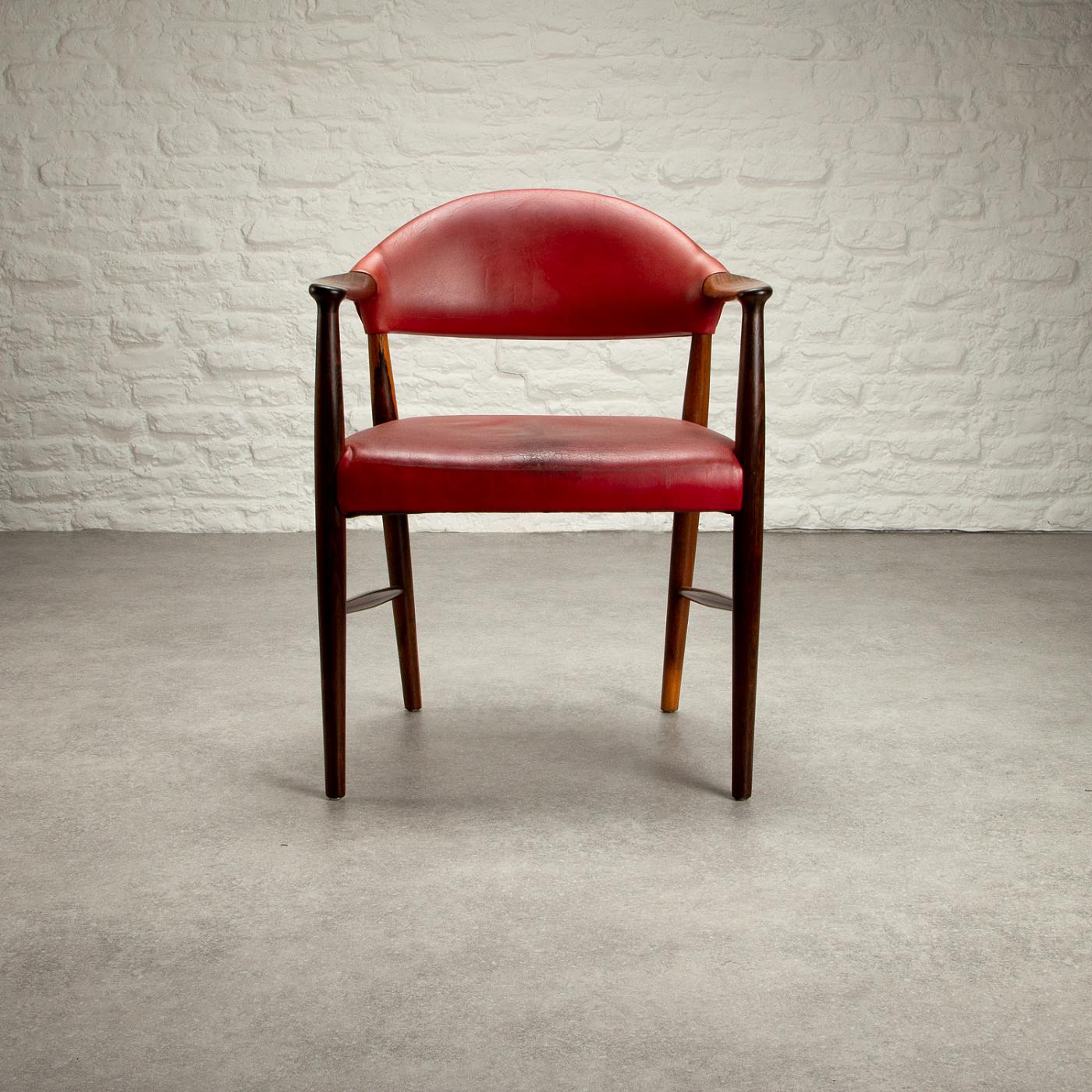 Kurt Olsen - Model 223 Rosewood Armchair by Kurt Olsen, Denmark, 1950s