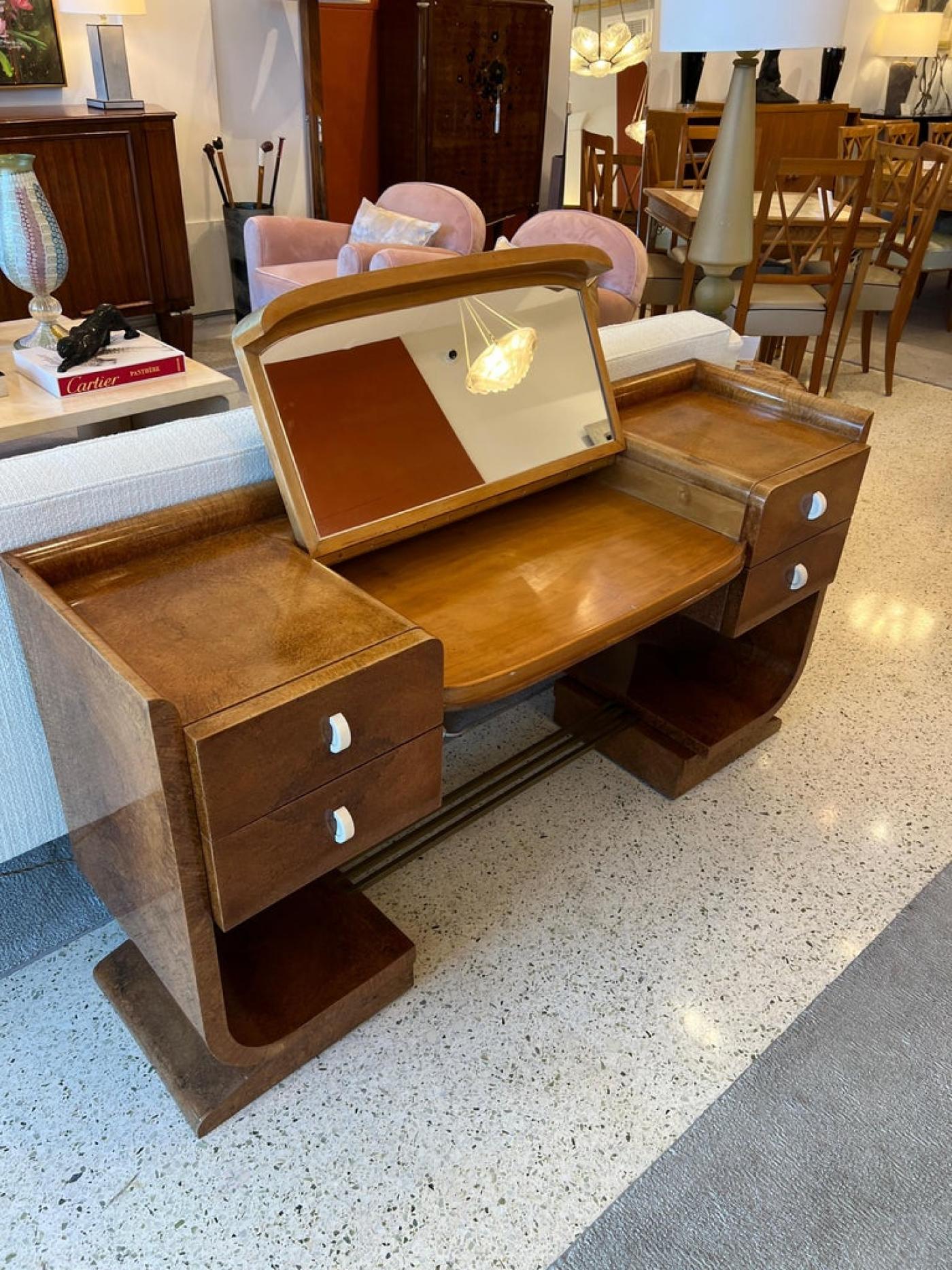 Léon Jallot - Art Deco Coiffeuse/Vanity by Léon Jallot