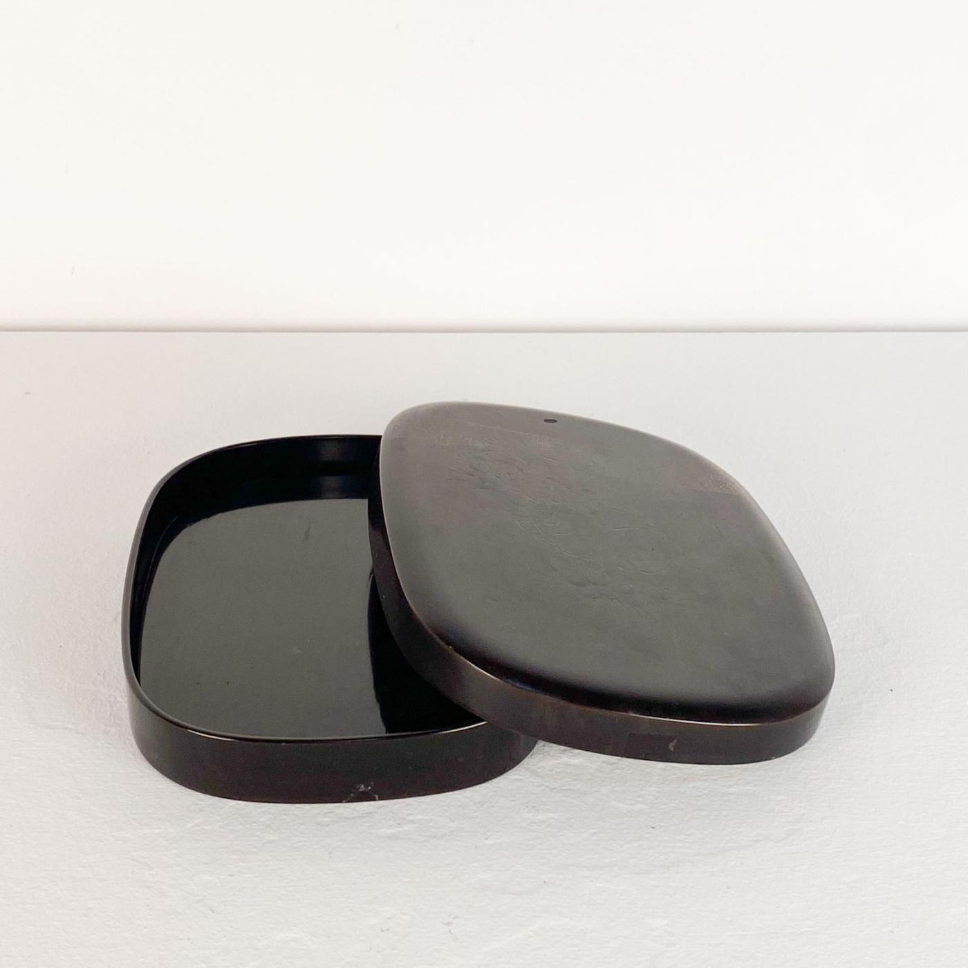 Lacquered Japanese Box with Tray Interior, circa 1890