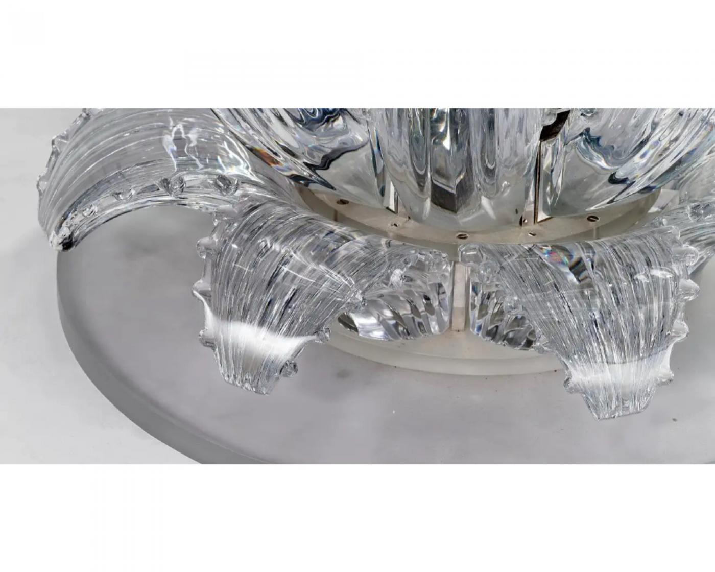 Lalique - Lalique France, A Magnificent and Large Crystal Cactus Table ...