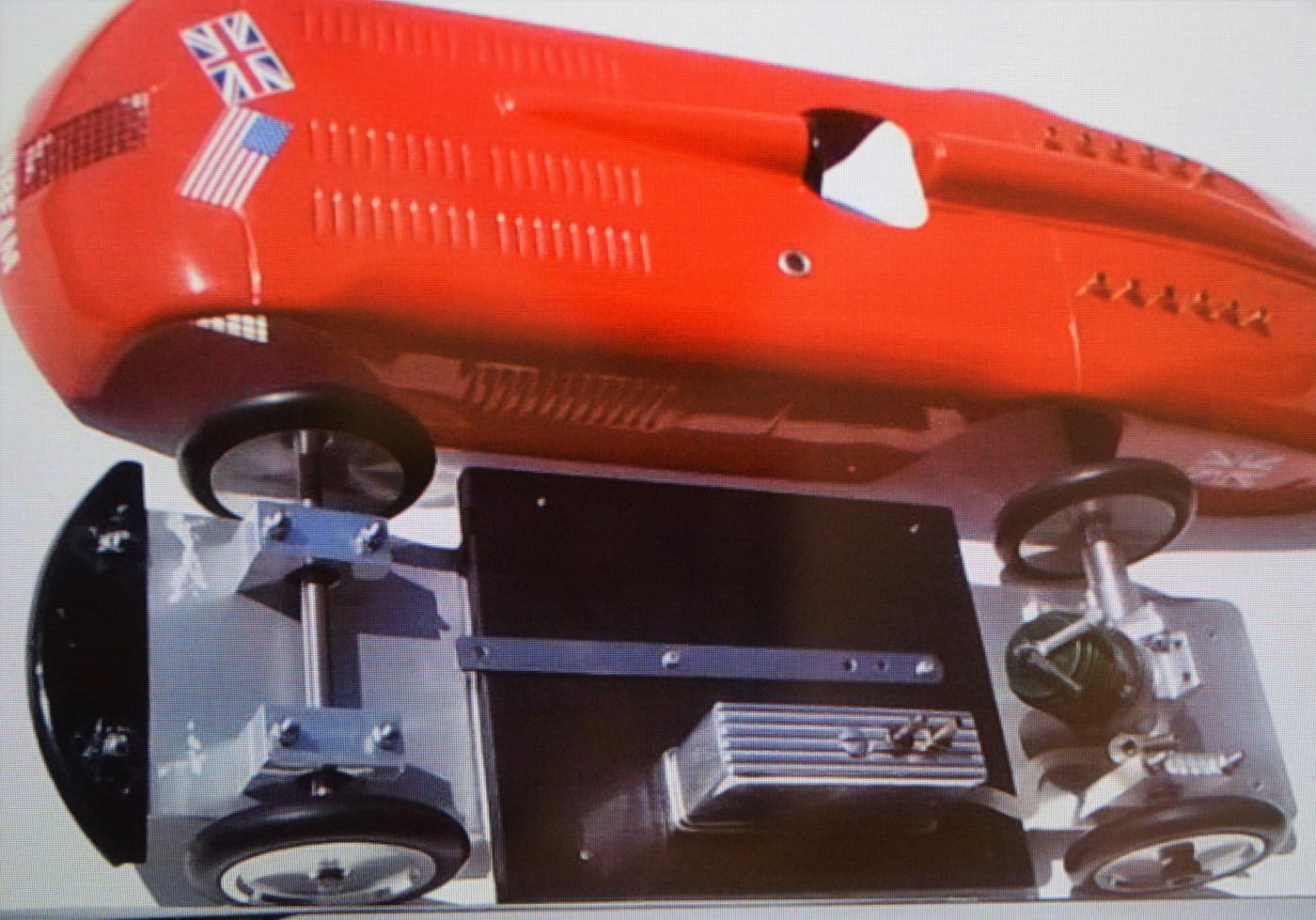 Land Speed Record Sunbeam Streamlined Race Car Daytona Beach