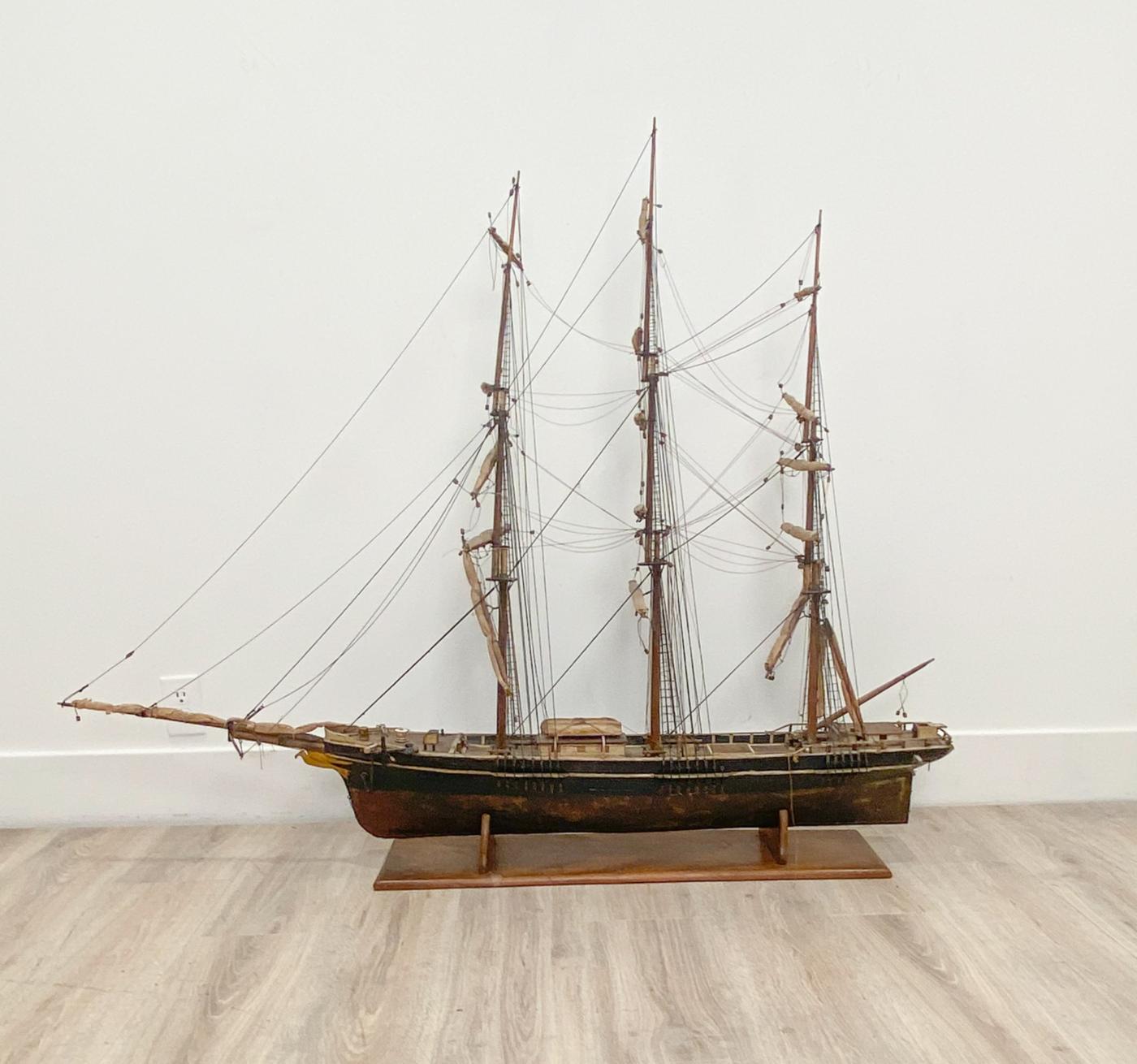 Large Antique Ship Model