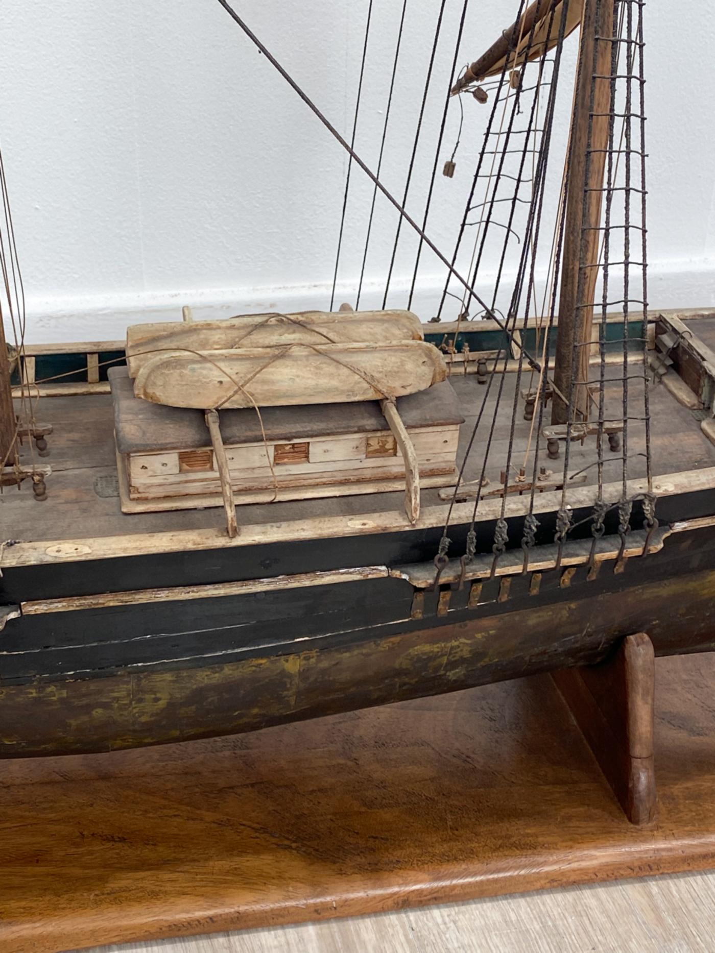 Large Antique Ship Model