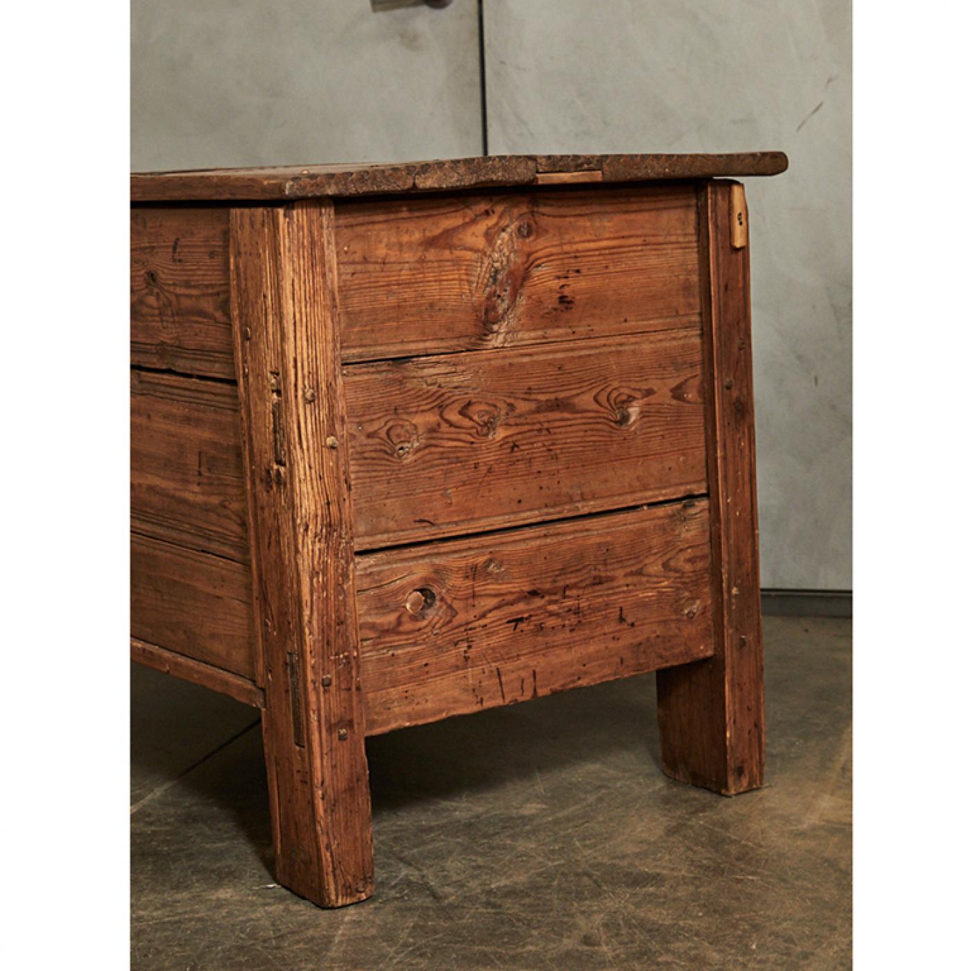 Large Colonial Spanish Trunk