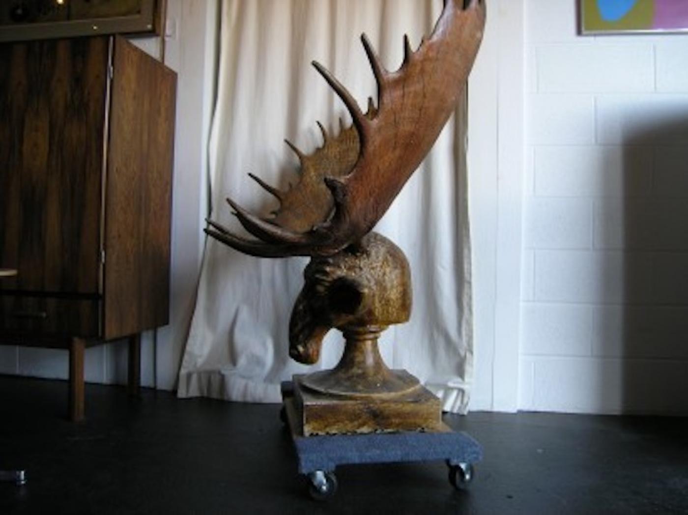 Large Fantastic Beast Folk Art Sculpture