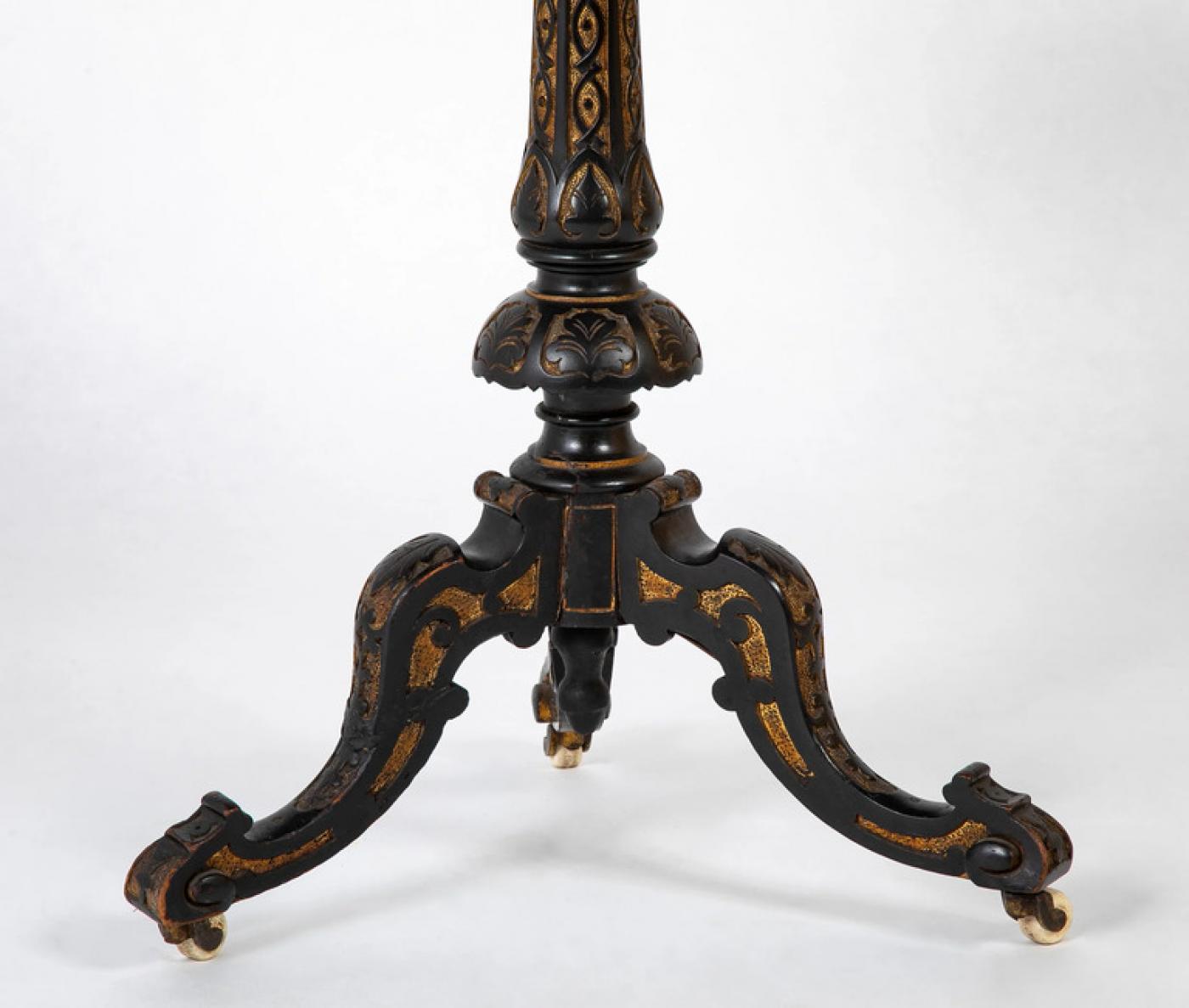 Late 19th Century Eglomise Top Games Table from The Stanley Weiss ...