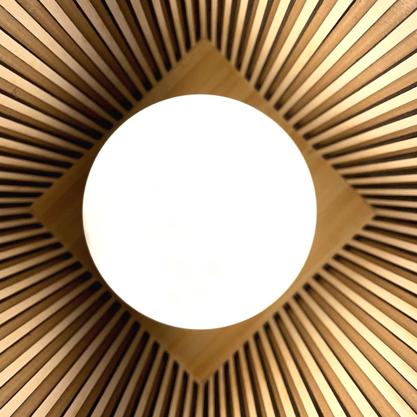 Laura Portarrieu - PALEA PL04 Straw marquetry table lamp