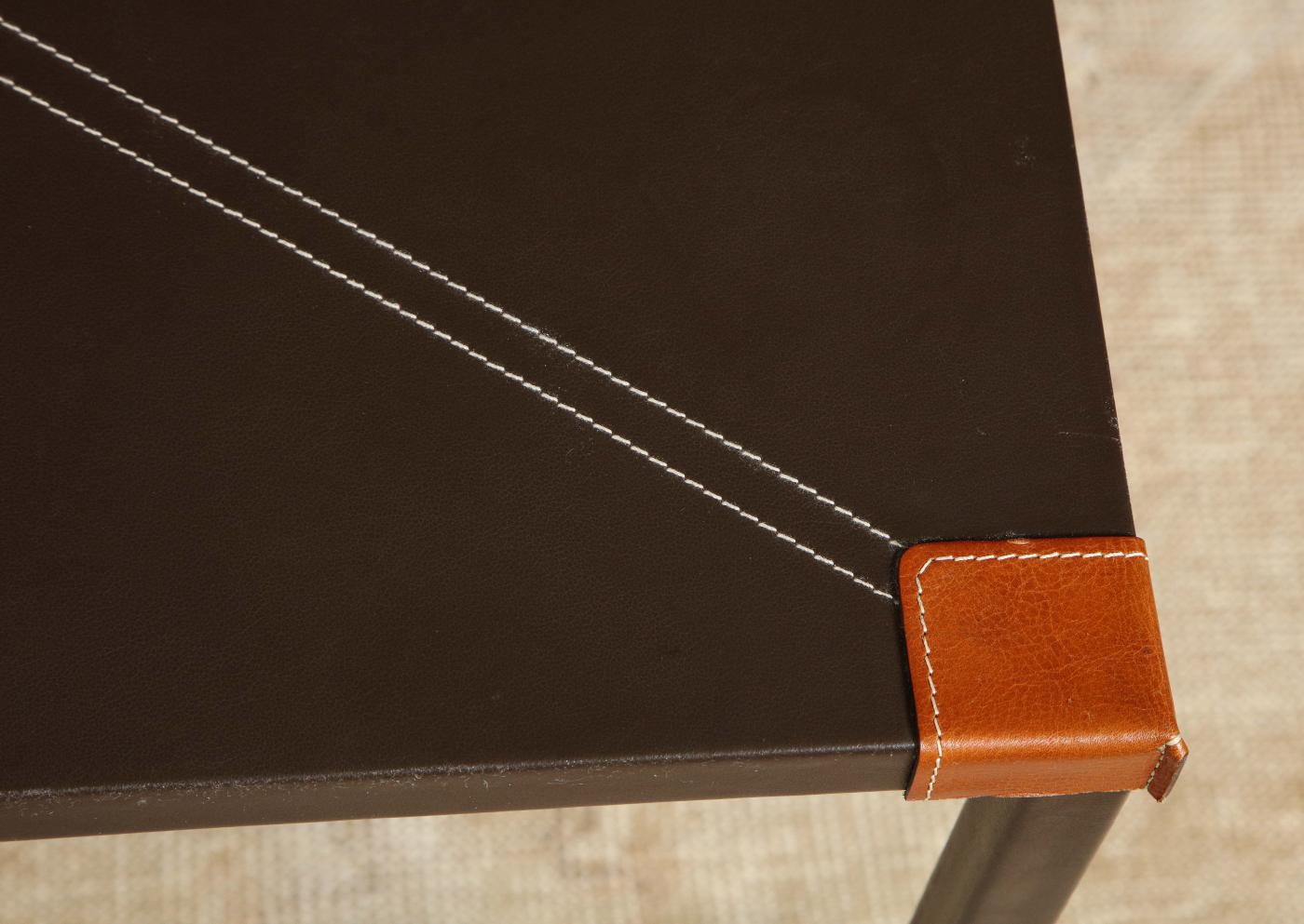 Leather Wrapped Desk