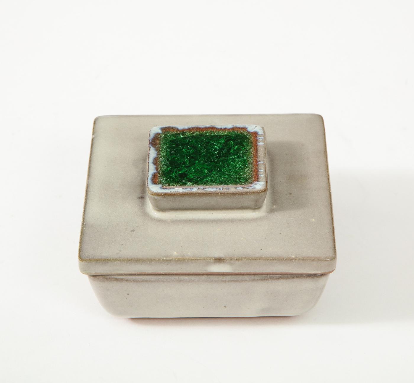 Lee Rosen - Ceramic Box by Lee Rosen for Design Technics, c. 1950 (Stamped)