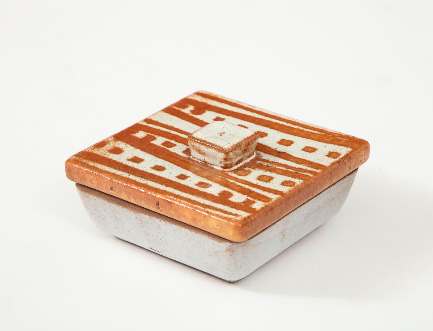 Lee Rosen - Ceramic Box by Lee Rosen for Design Technics, c. 1950 (Stamped)