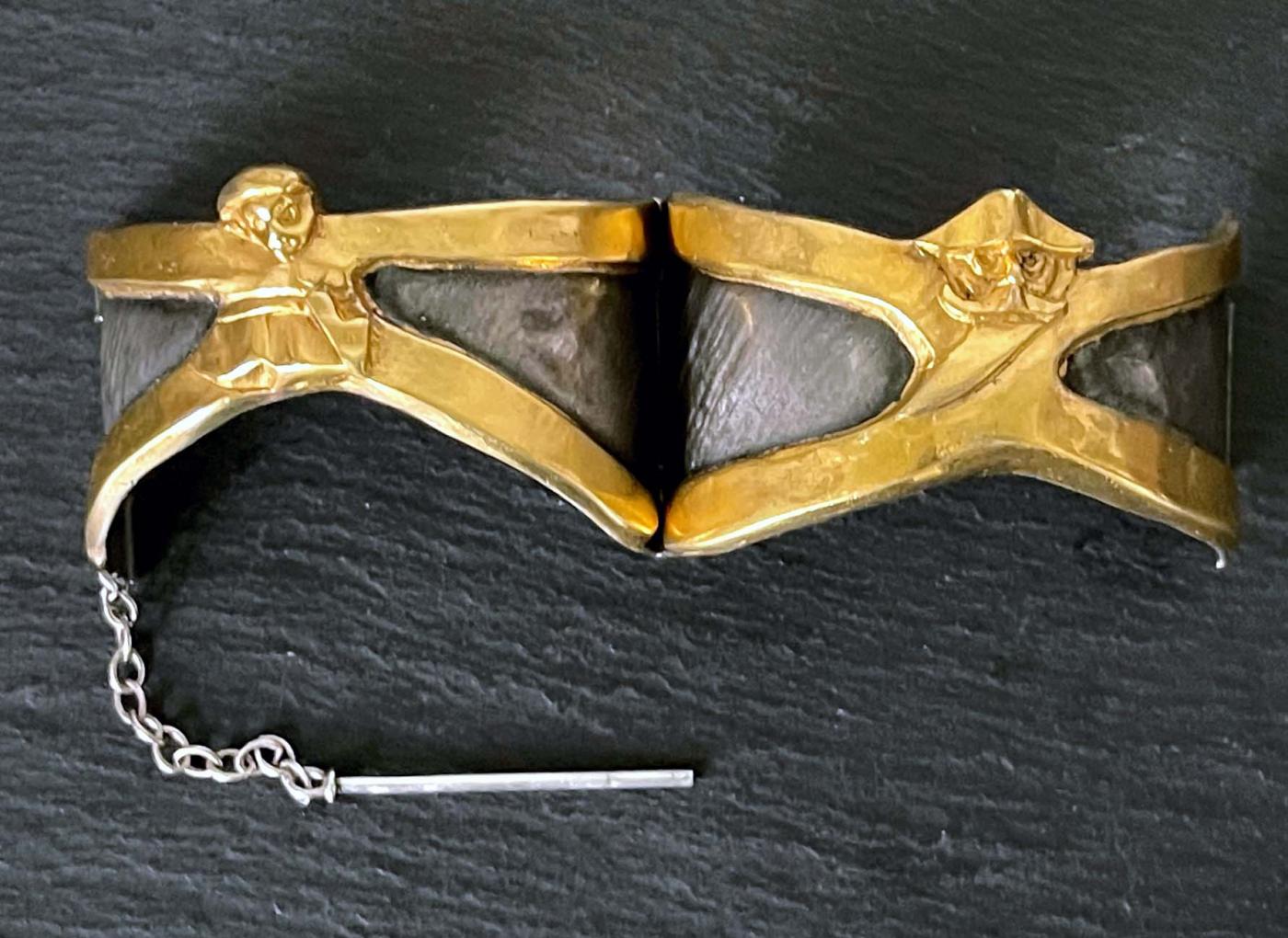 Line Vautrin - French Art Bronze Bracelet by Line Vautrin