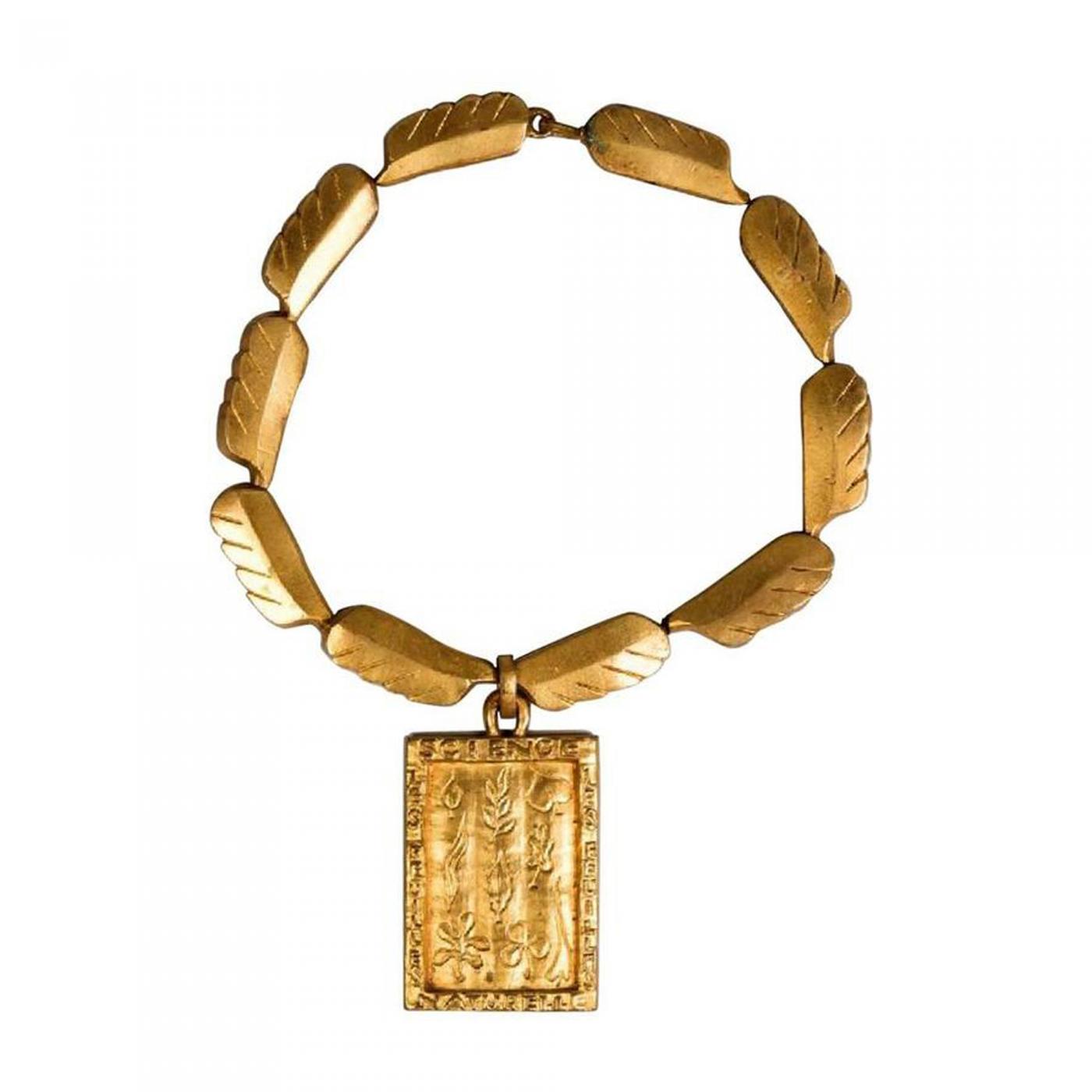 Line Vautrin - Gilt Bronze Necklace by Line Vautrin