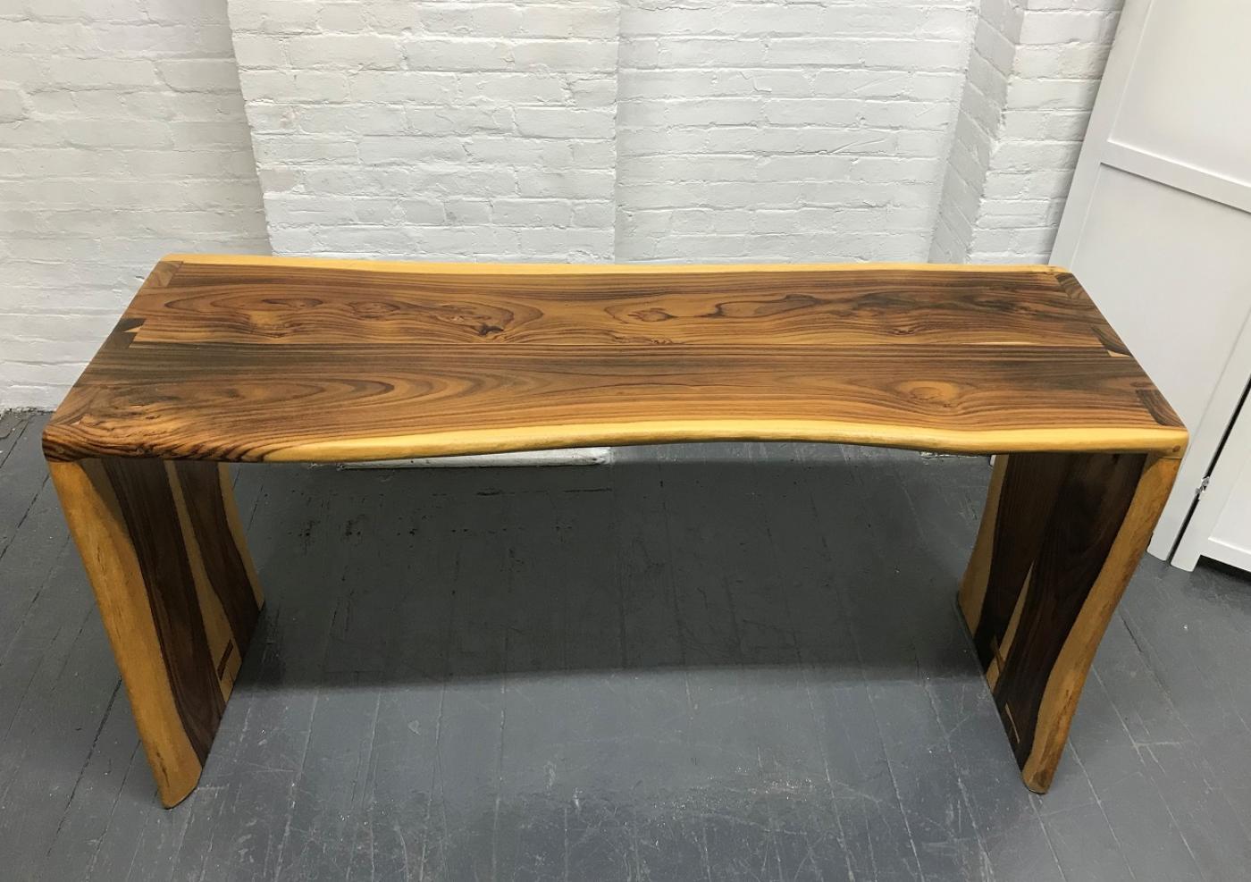 Live Edge Walnut Console Table