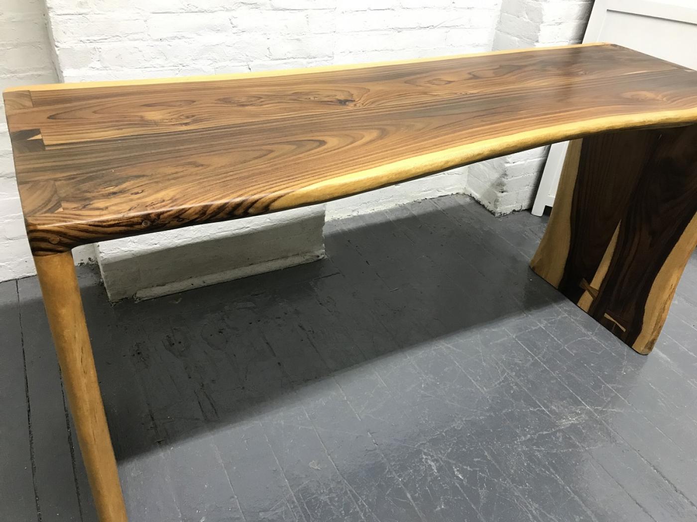 Live Edge Walnut Console Table