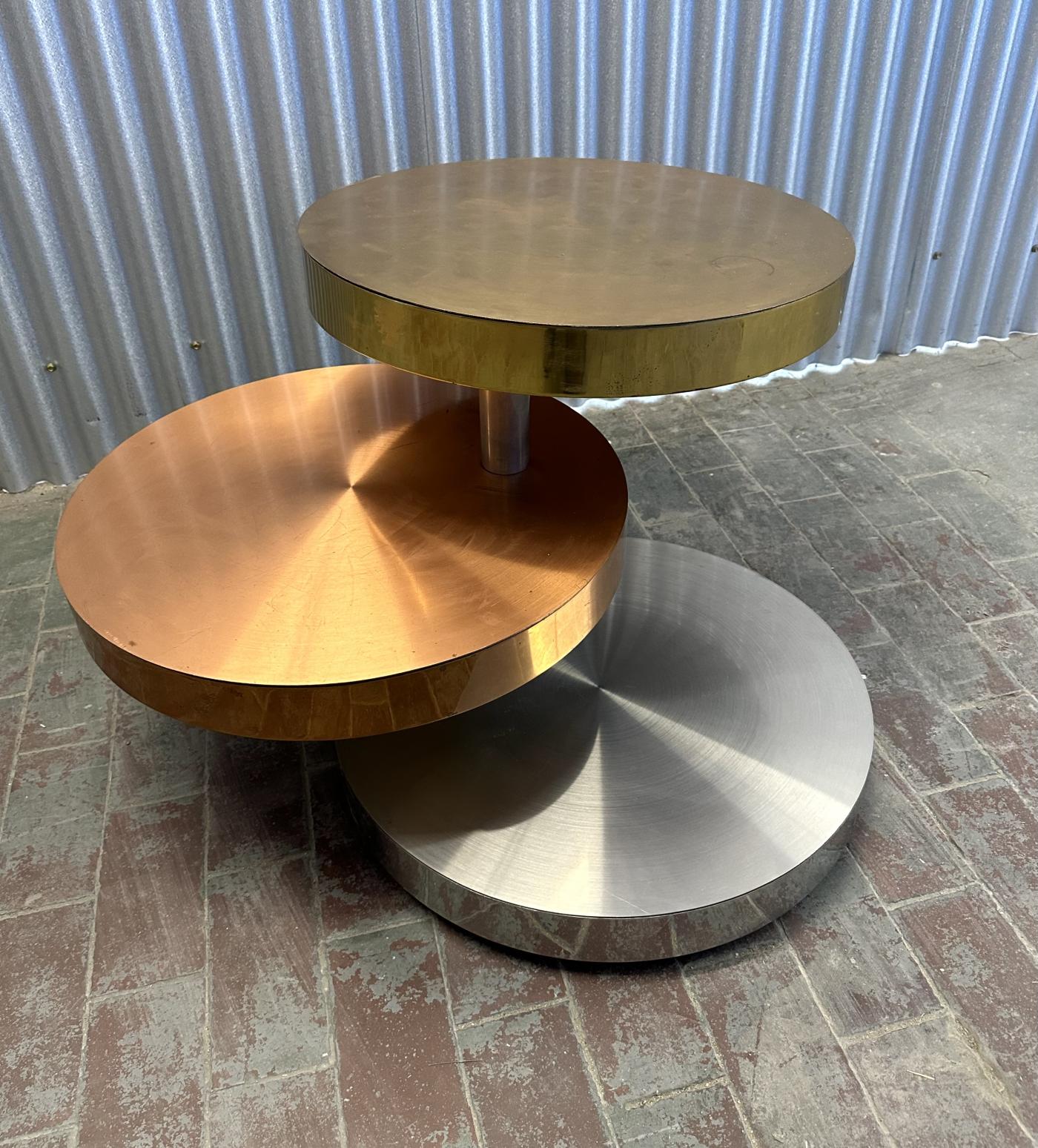 Lorin Marsh - Lorin Marsh Mixed Metal Rolling, Swiveling Cocktail ...