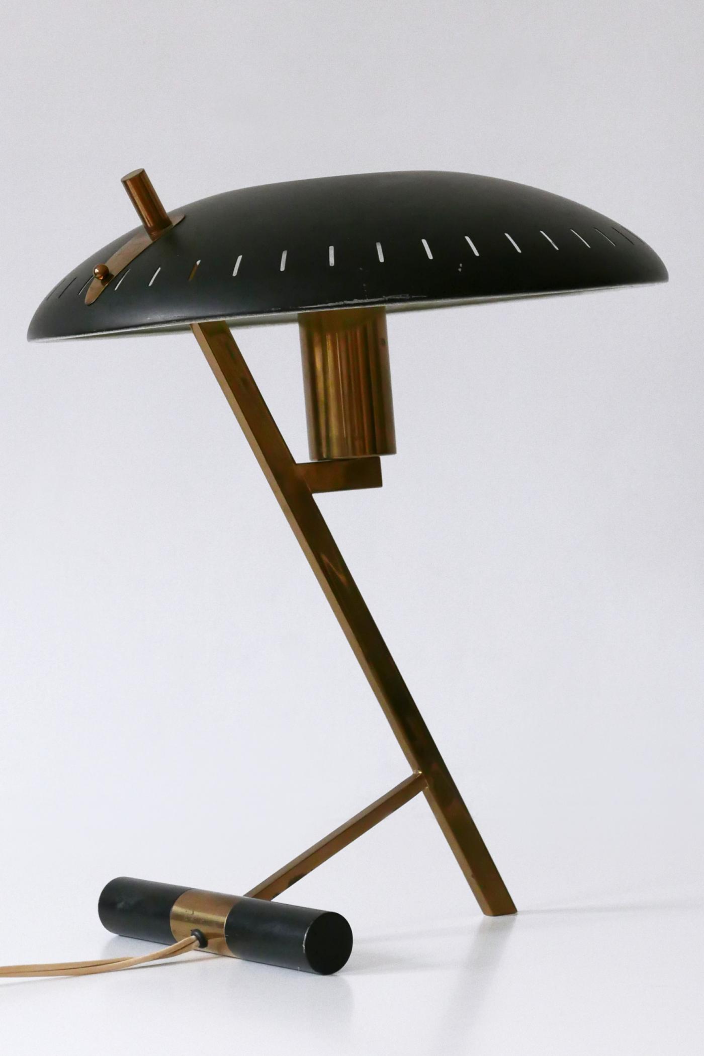 Louis Christiaan Kalff - Elegant Mid-Century "Decora" or Z Table Lamp ...