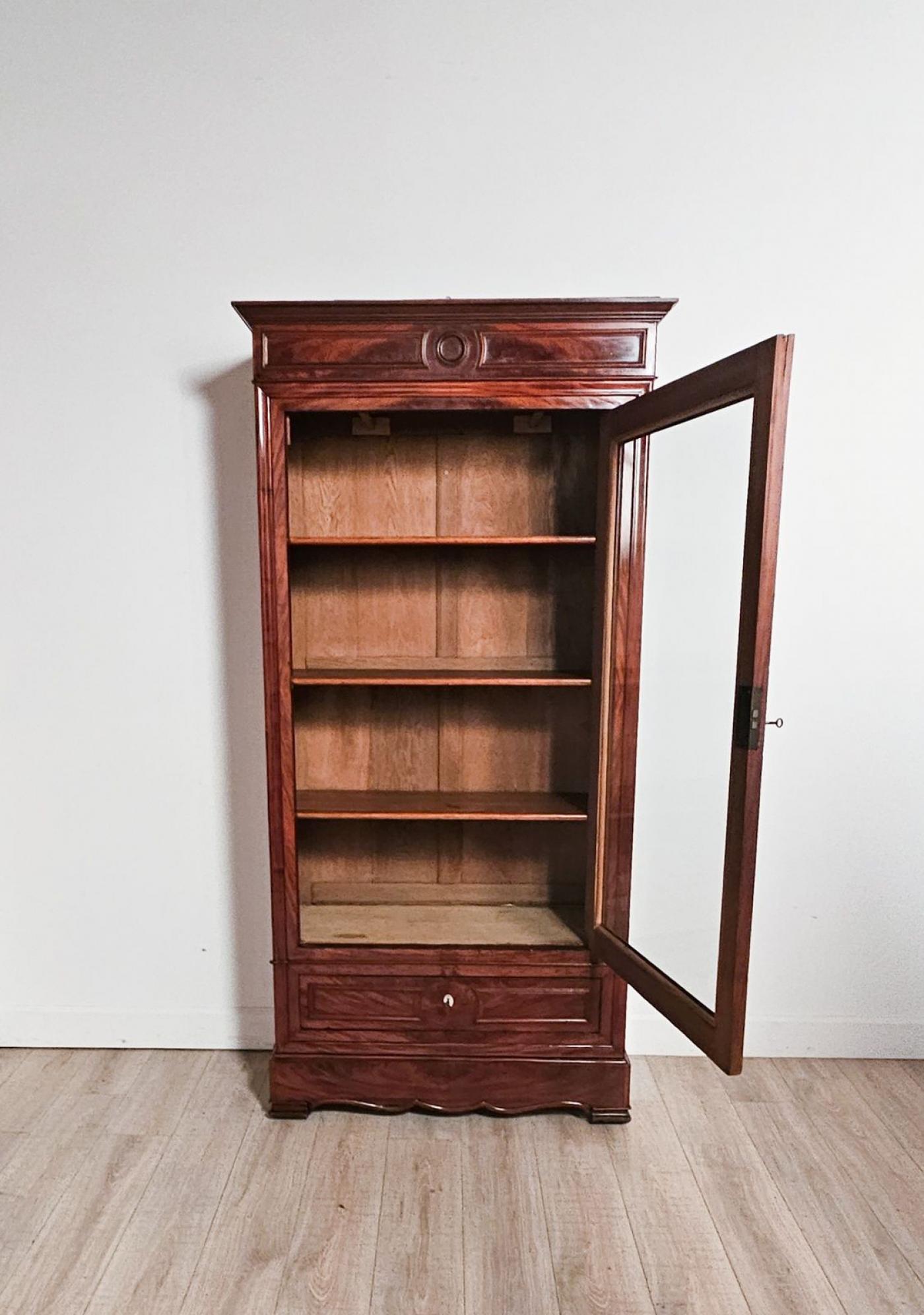 Louis Philippe Bookcase, France circa 1840