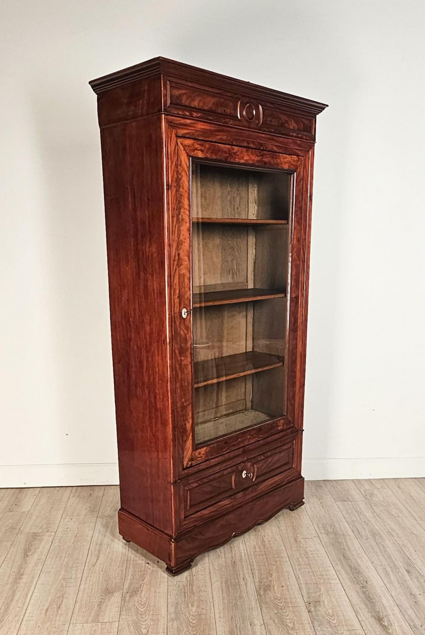 Louis Philippe Bookcase, France circa 1840