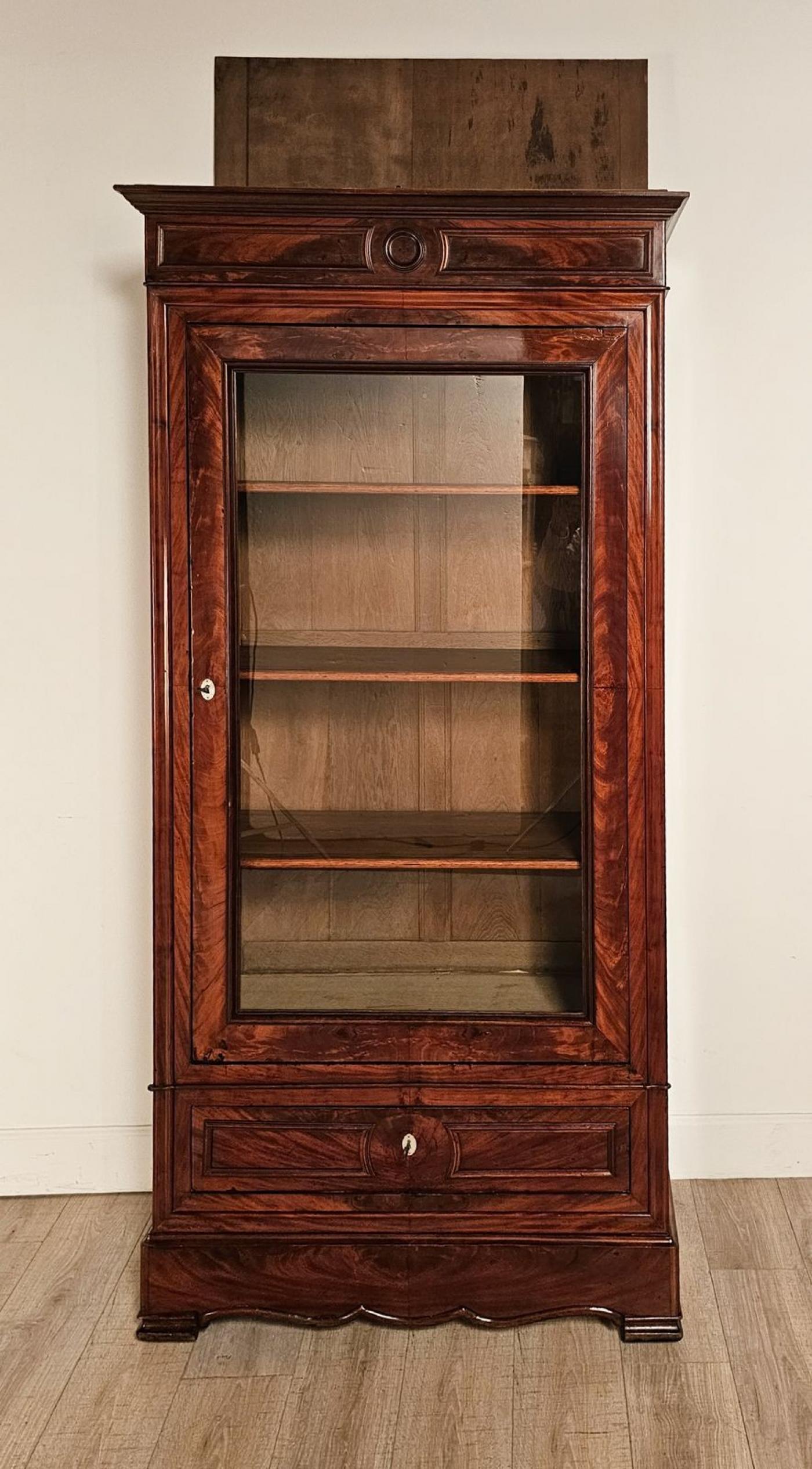 Louis Philippe Bookcase, France circa 1840