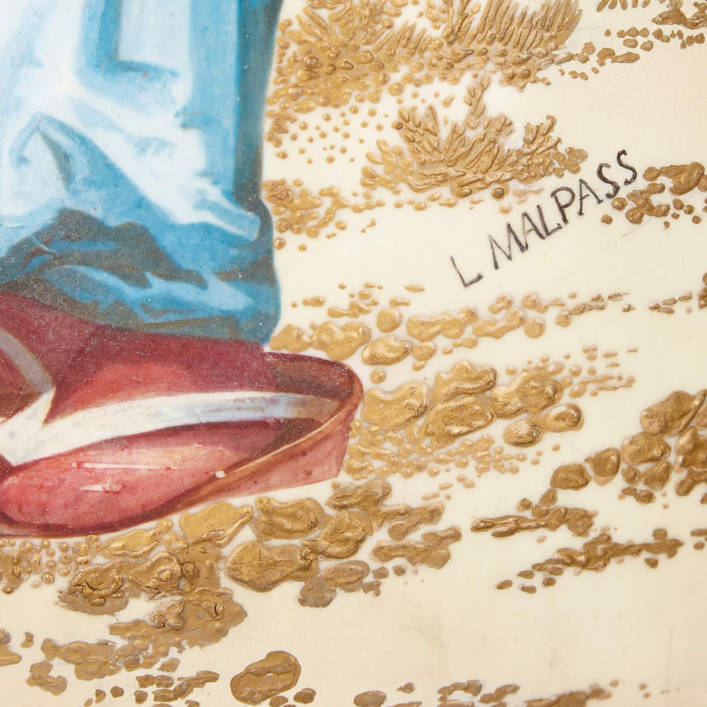 Louis Pierre Malpass - Pair of French antique Japonisme glazed ceramic ...