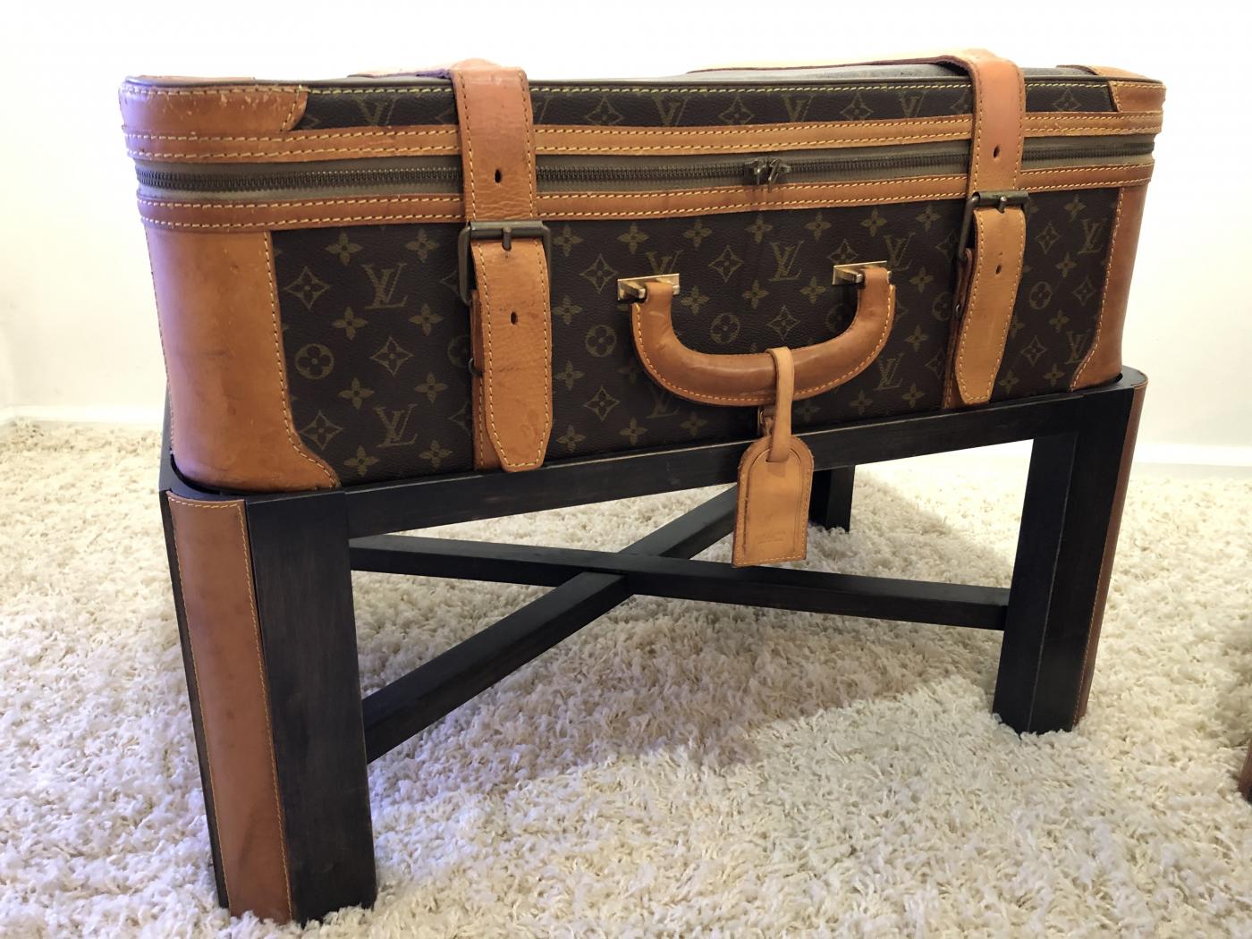 Louis Vuitton - Pair Louis Vuitton Luggage End Tables / Nightstands ...