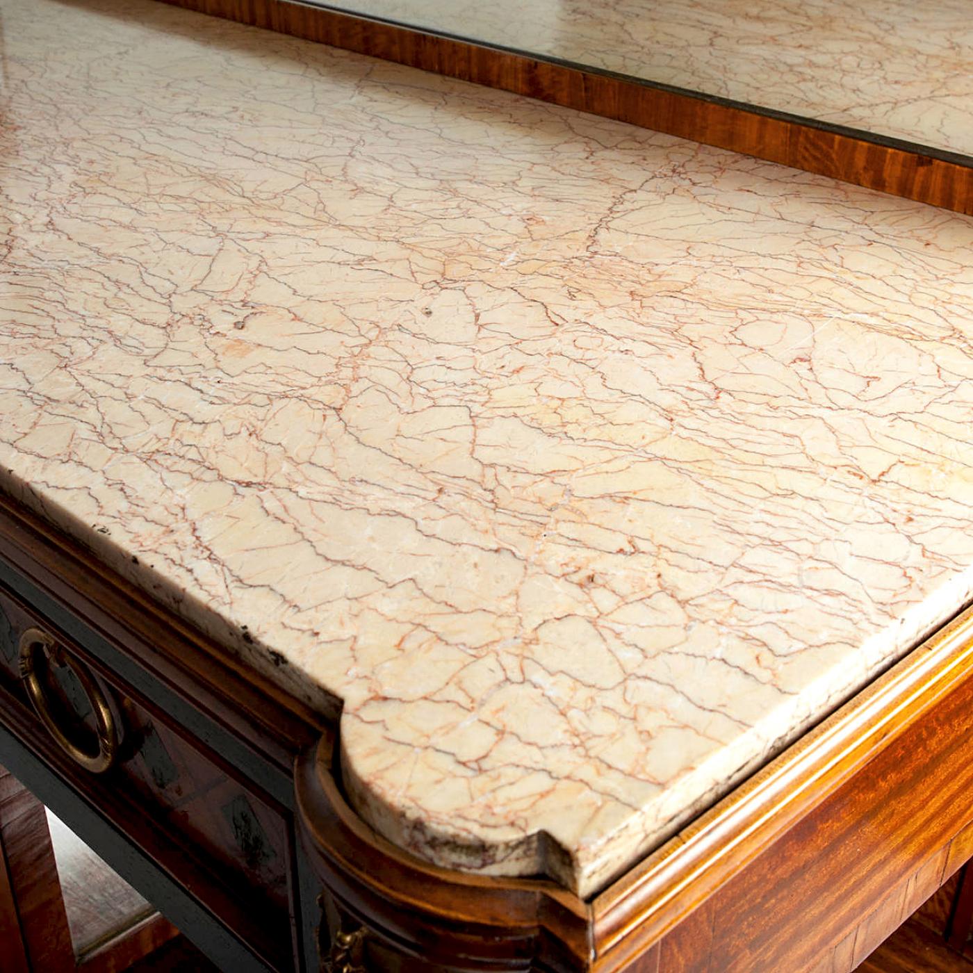 Louis XV Marble-Top Server