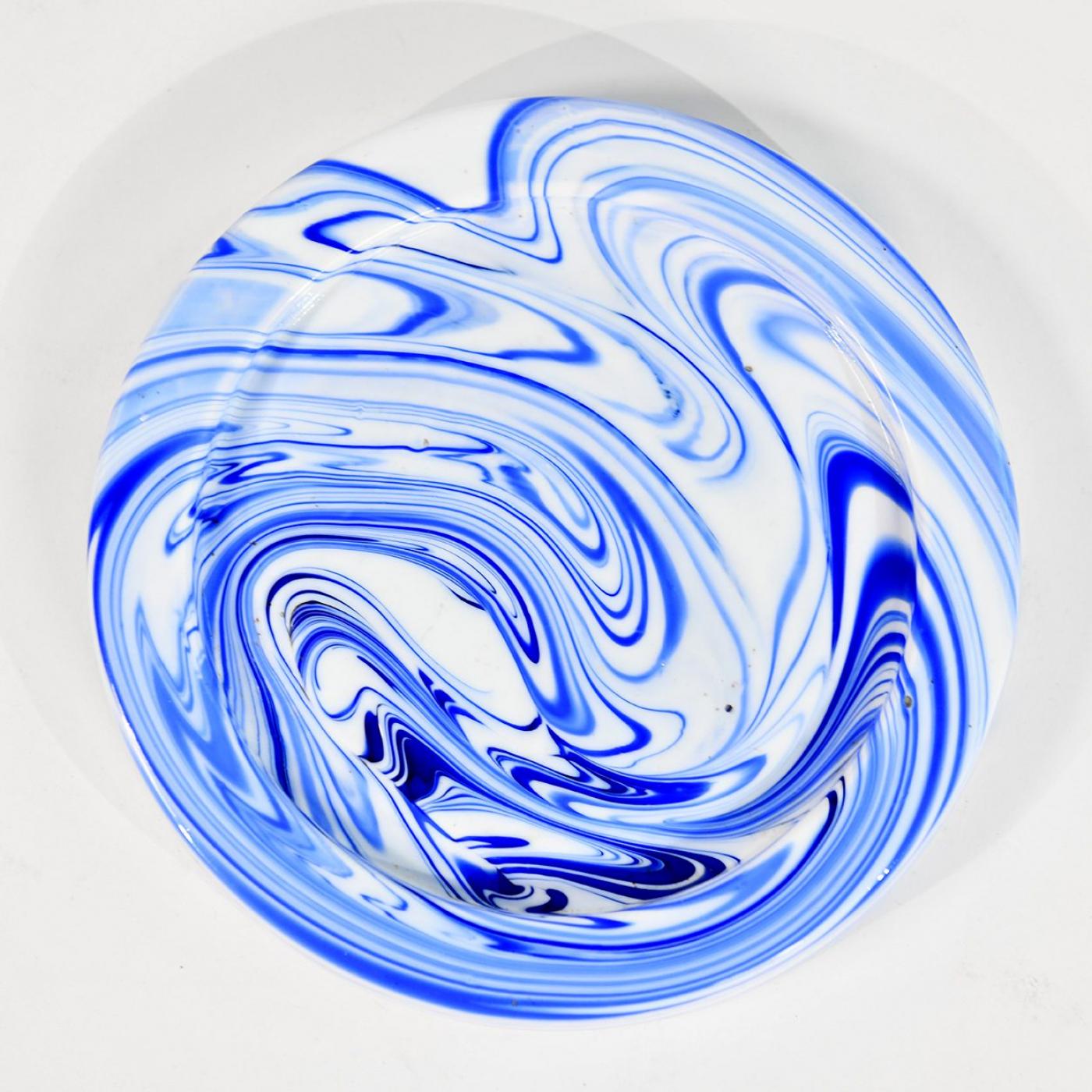 Ludovico Diaz de Santillana - Swirled glass dish