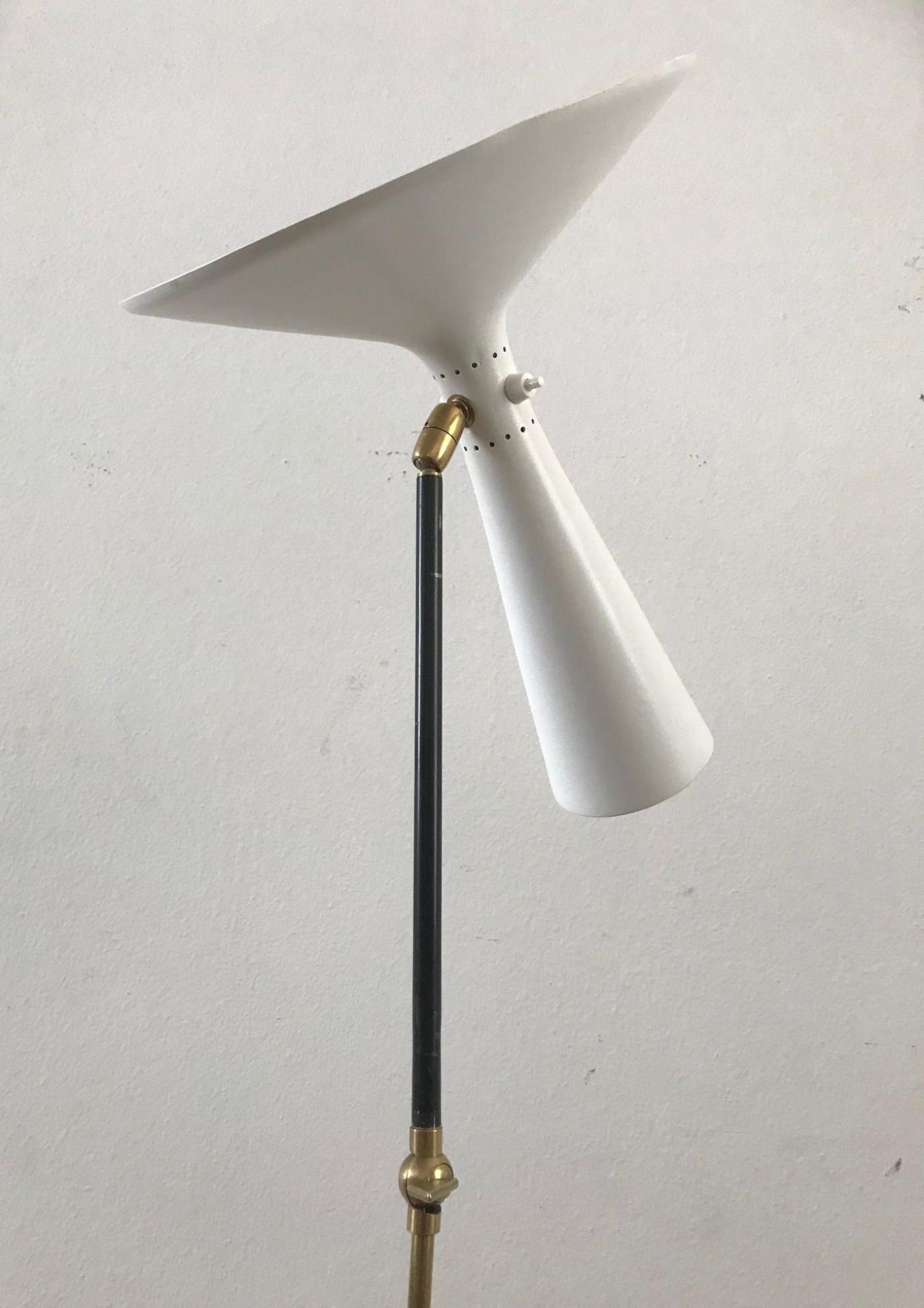 Lumen Milano - Italian Double Light Reading Floor Lamp