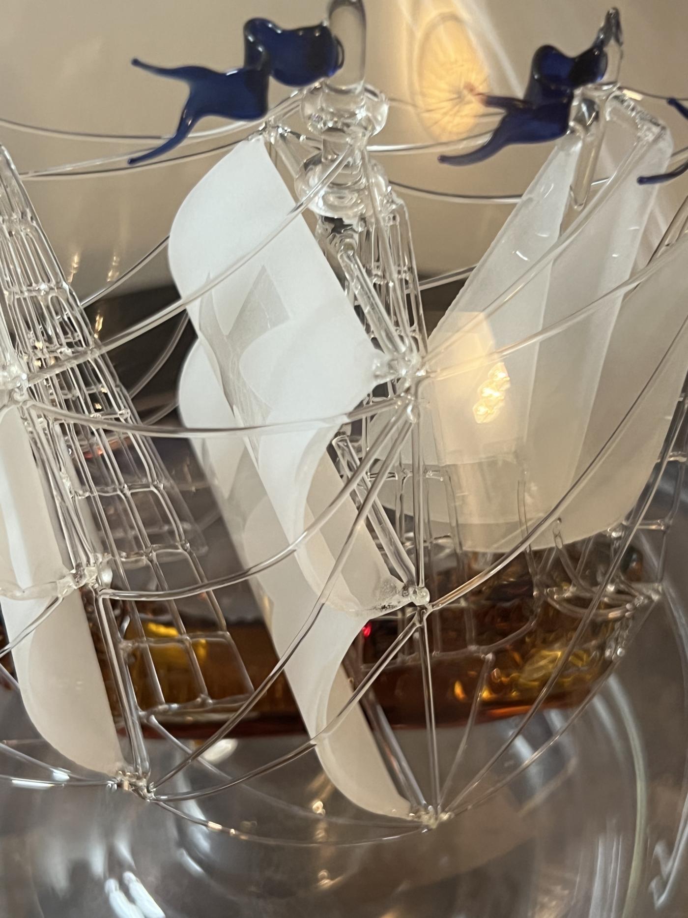 Lymington Glass Mystiques Company - EXTRAORDINARY HANDBLOWN GLASS SHIP ...