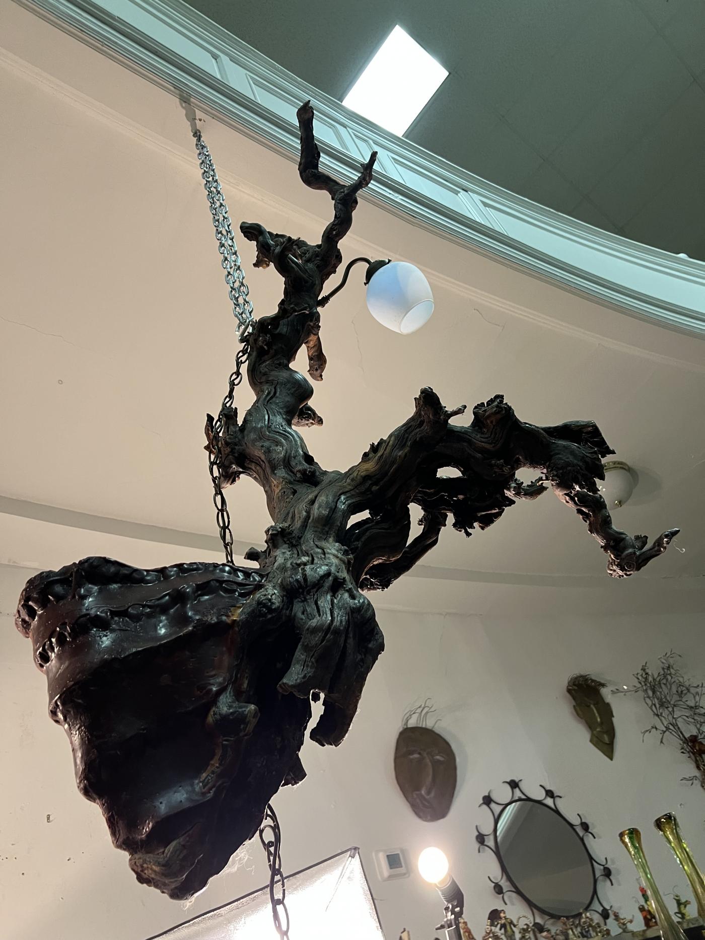 MID CENTURY ORGANIC ROOT CHANDELIER