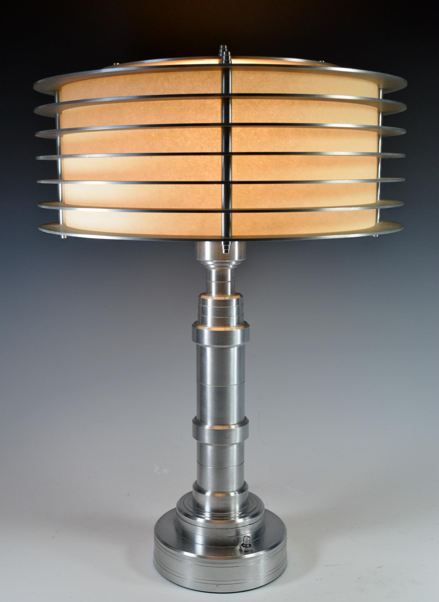 Machine Age Art Deco Pattyn Lamp