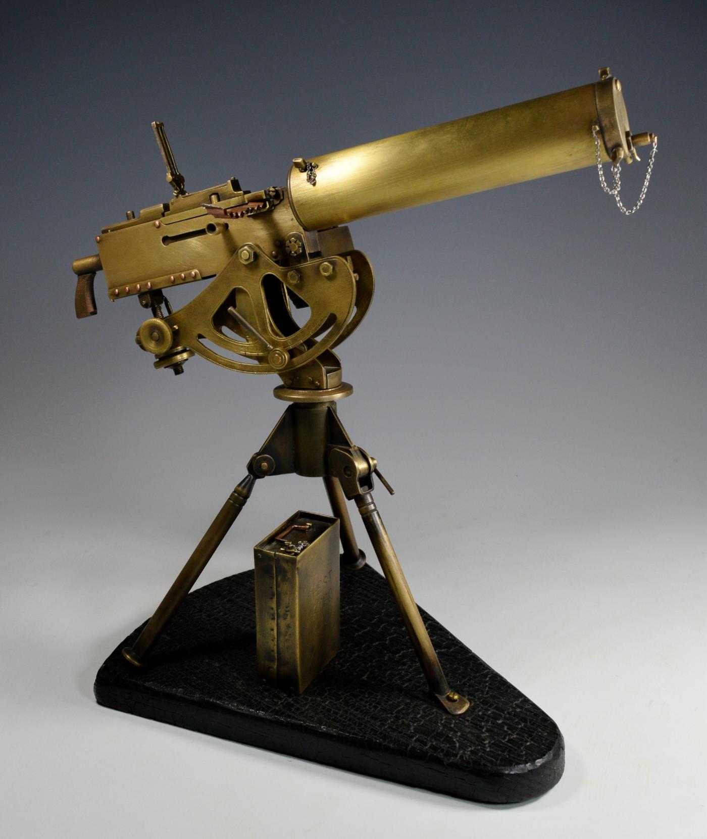 Machine Gun Model Trench Art Style Sculpture