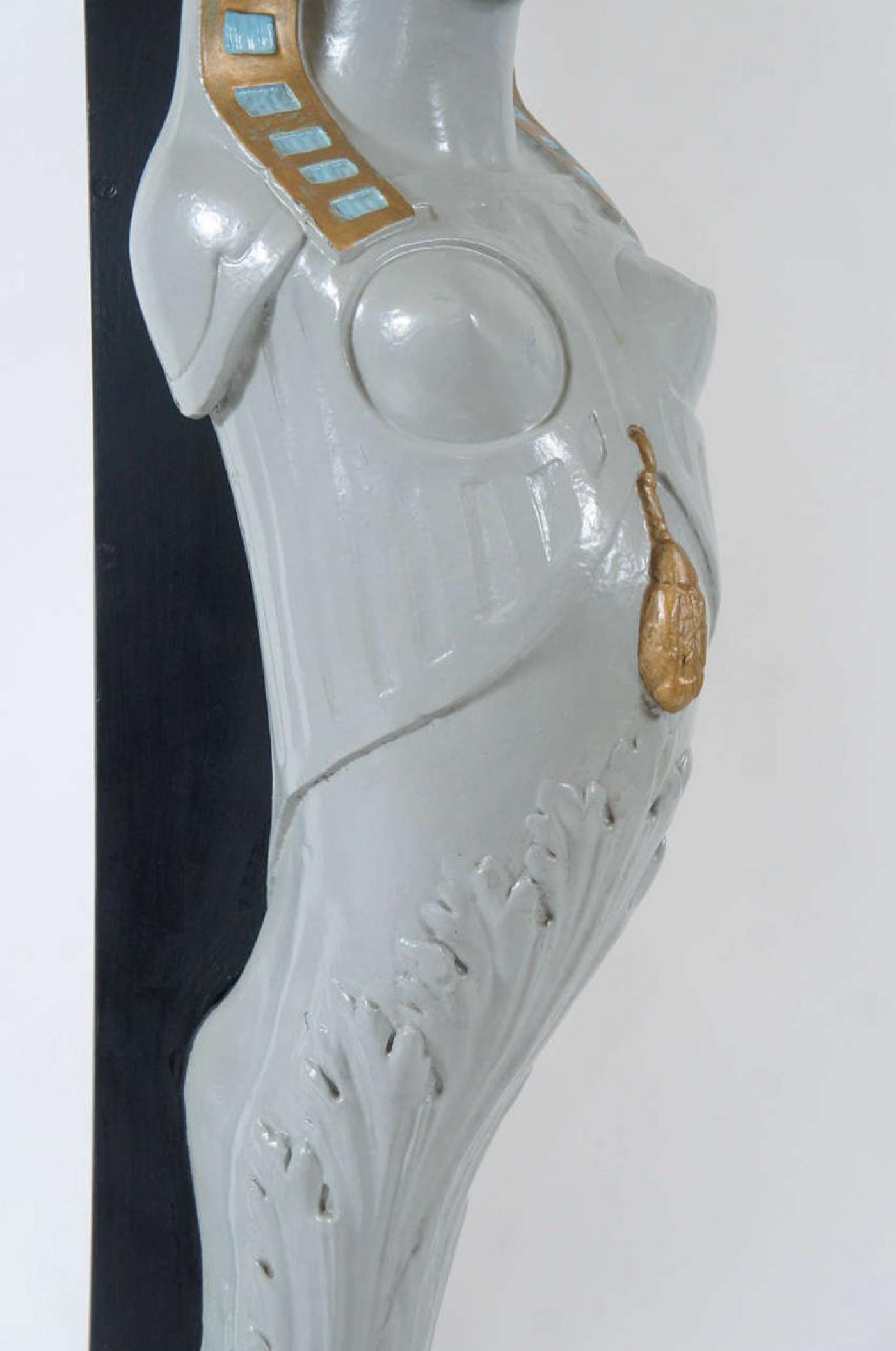 Madeleine Castaing - Egyptian Revival Corner Pedestals, Style of ...