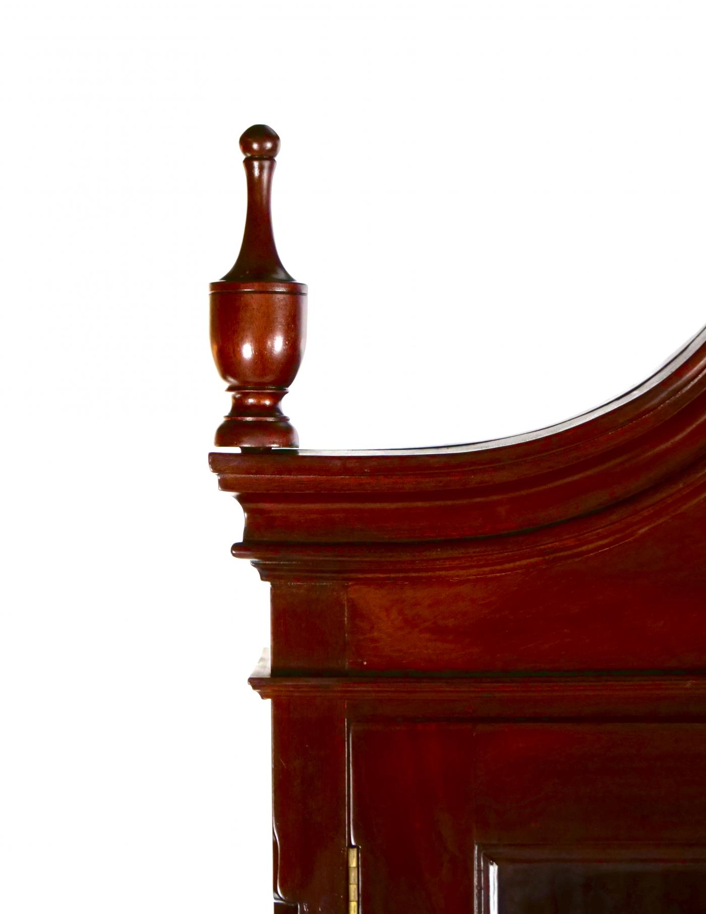 Mahogany Wood Chippendale Style Display Cabinet