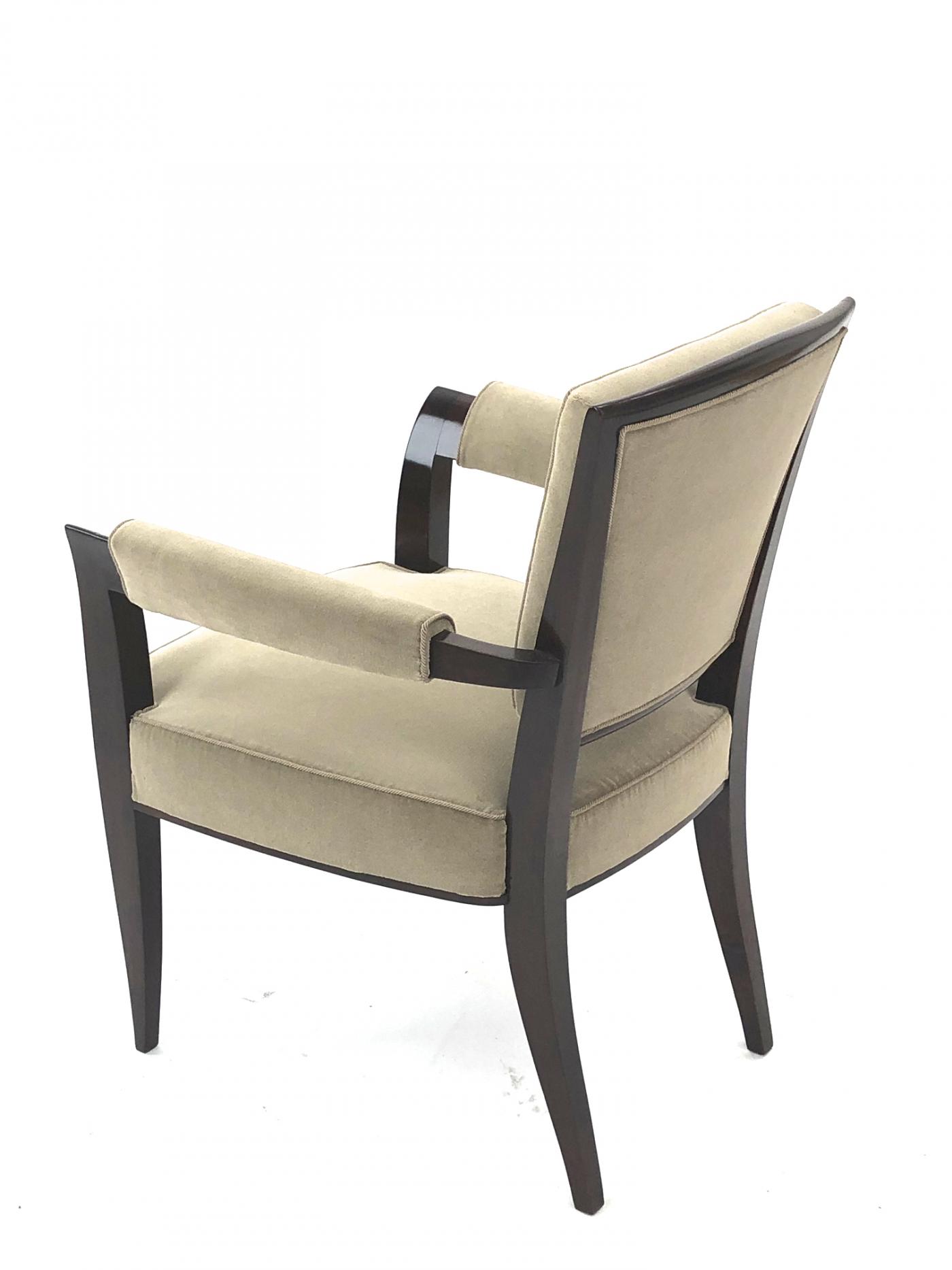 Maison Dominique - Maison Dominique refined pair of arm chairs newly ...