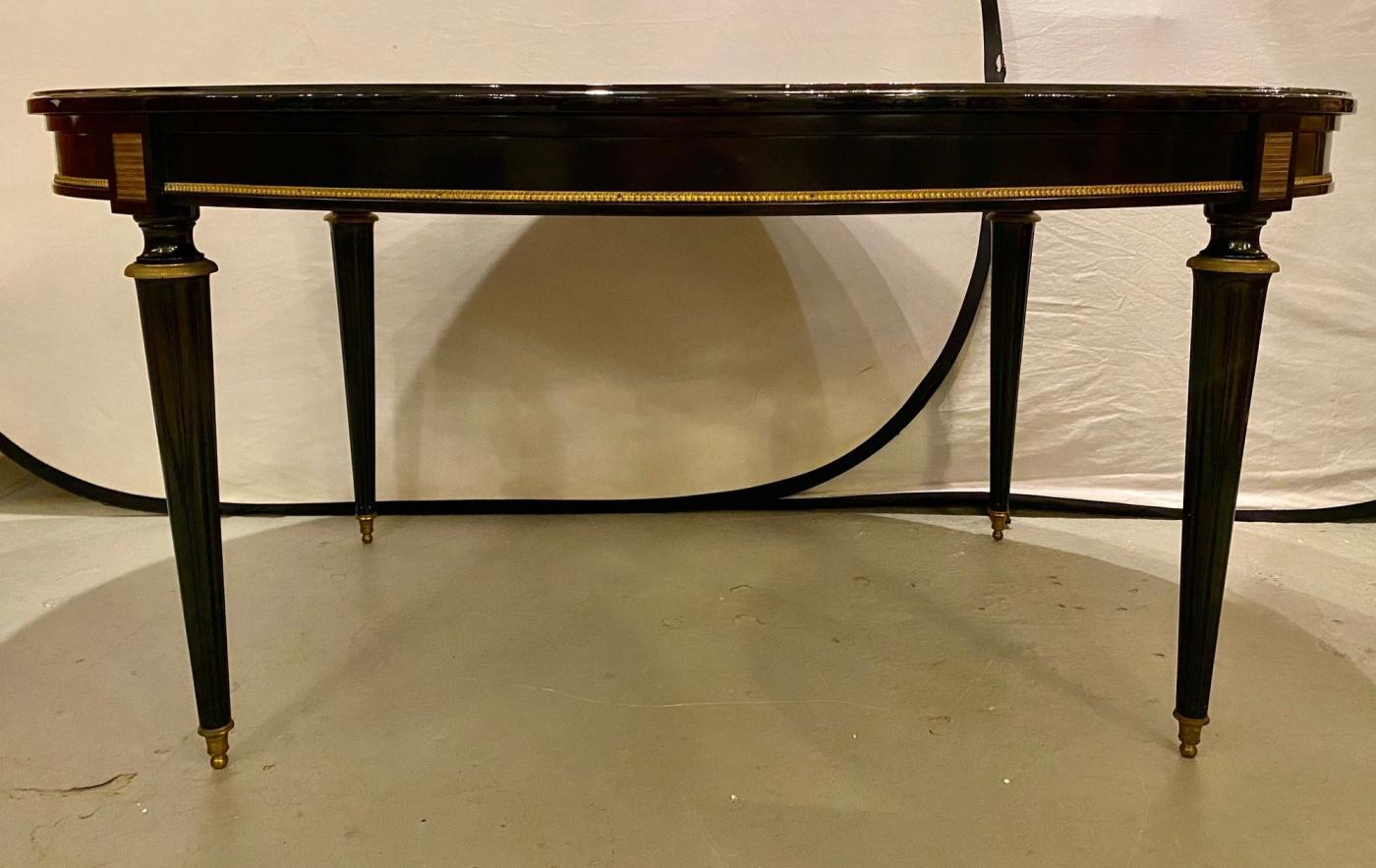 Maison Jansen - Louis XVI Jansen Style Center or Dining Table Black ...
