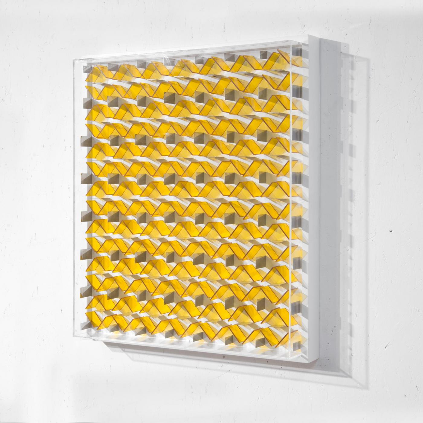 Marc Cavell - Kinetic painting with plexiglas and steel panels by Marc ...
