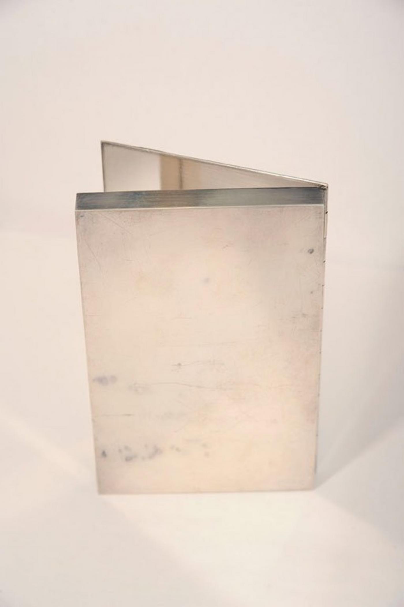 Maria Pergay - Maria Pergay Small Silver Plated Box with Buckle Detail