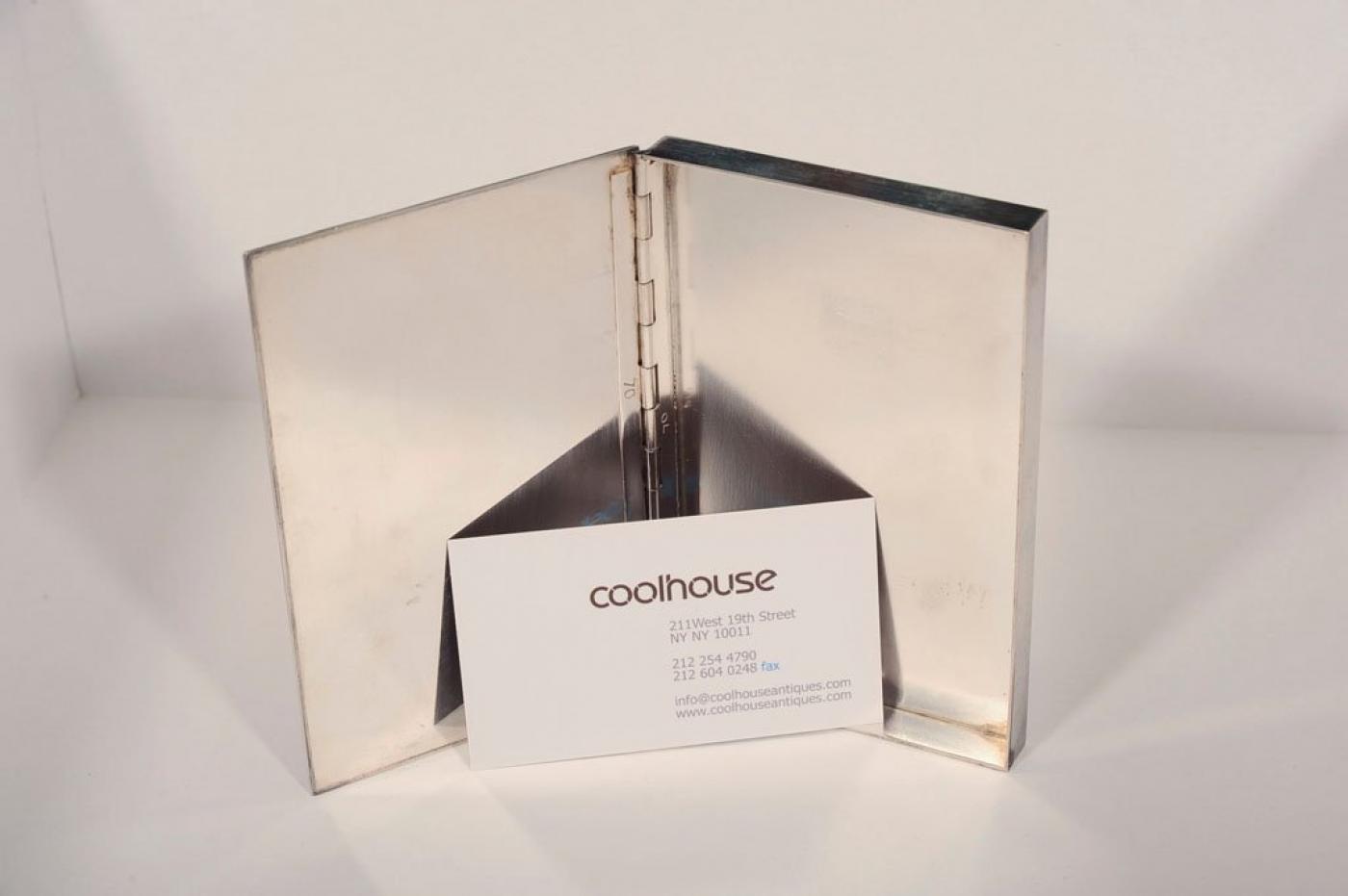 Maria Pergay - Maria Pergay Small Silver Plated Box with Buckle Detail