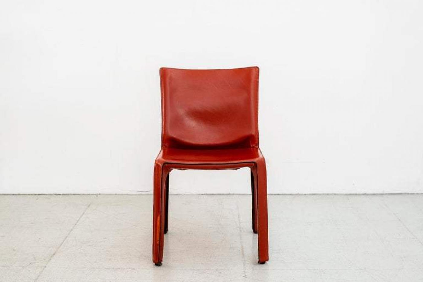 Mario Bellini - MARIO BELLINI "CAB" CHAIRS IN CARAMEL LEATHER