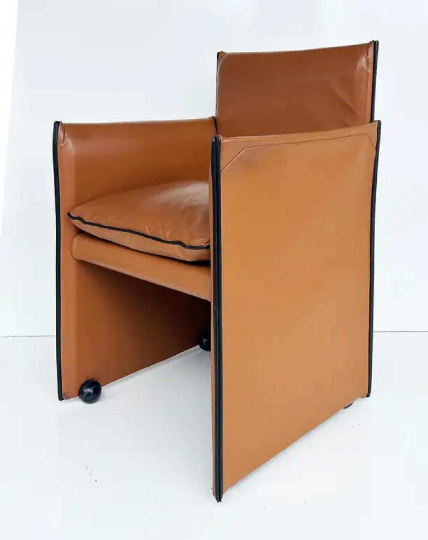 Mario Bellini - Mario Bellini Cassina Italian 401 Break Leather ...