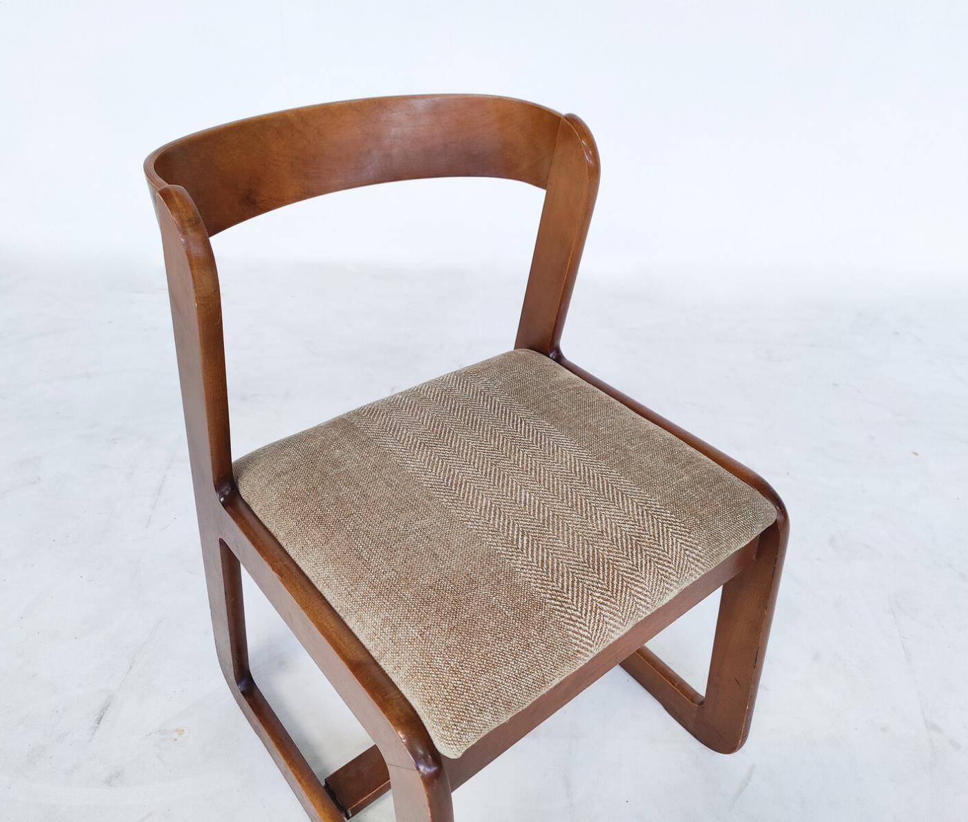 Mario Sabot - Set of 8 Mid Century Dining Chairs by Mario Sabot