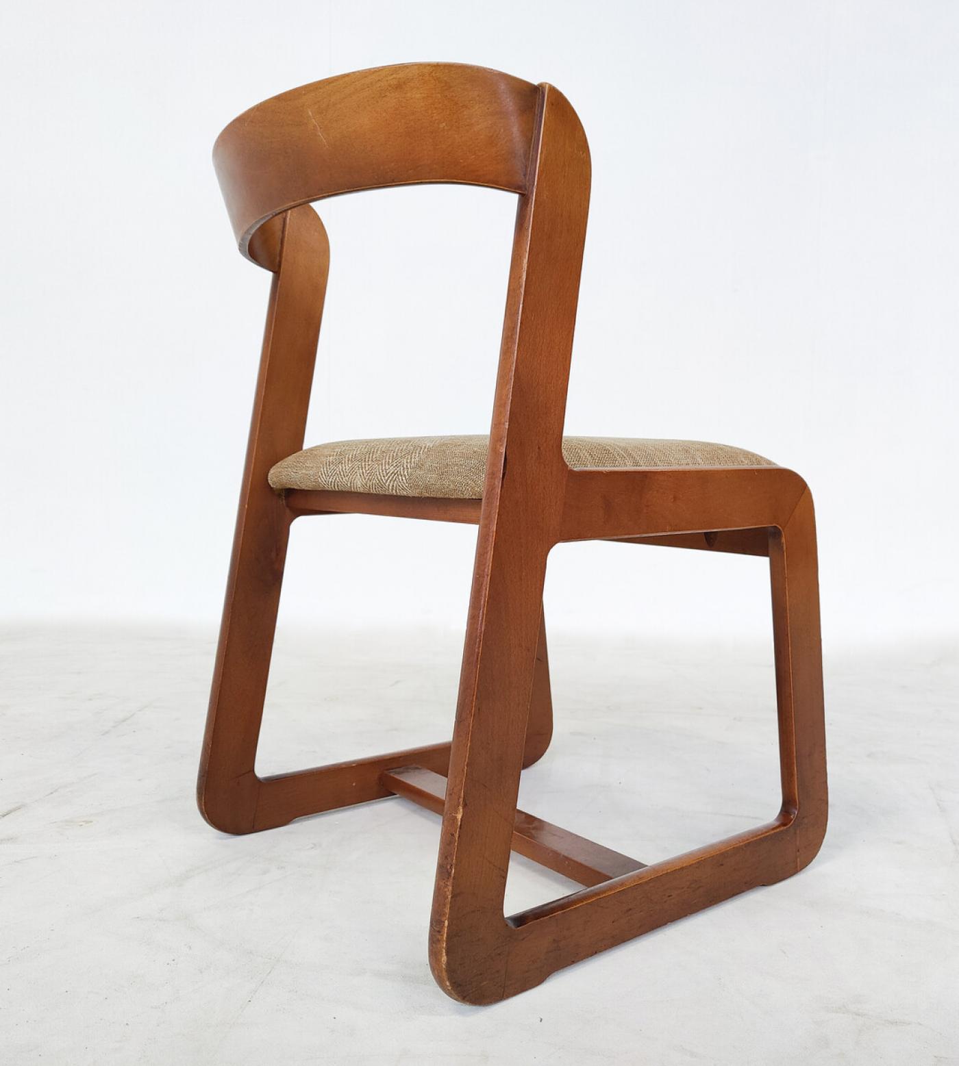 Mario Sabot - Set of 8 Mid Century Dining Chairs by Mario Sabot