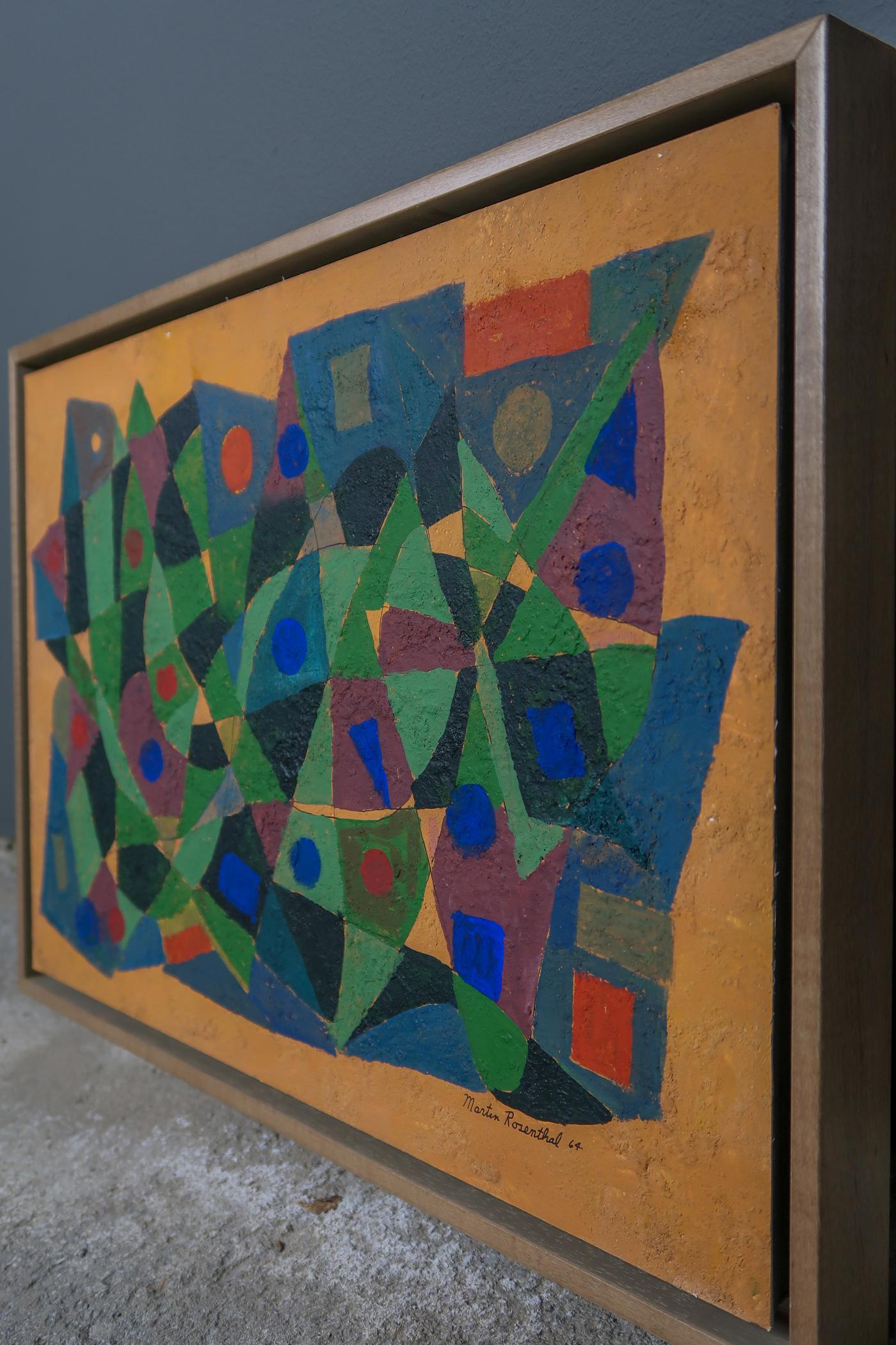 Martin Rosenthal - Martin Rosenthal (1899-1979) USA. Abstract O/B, 1964