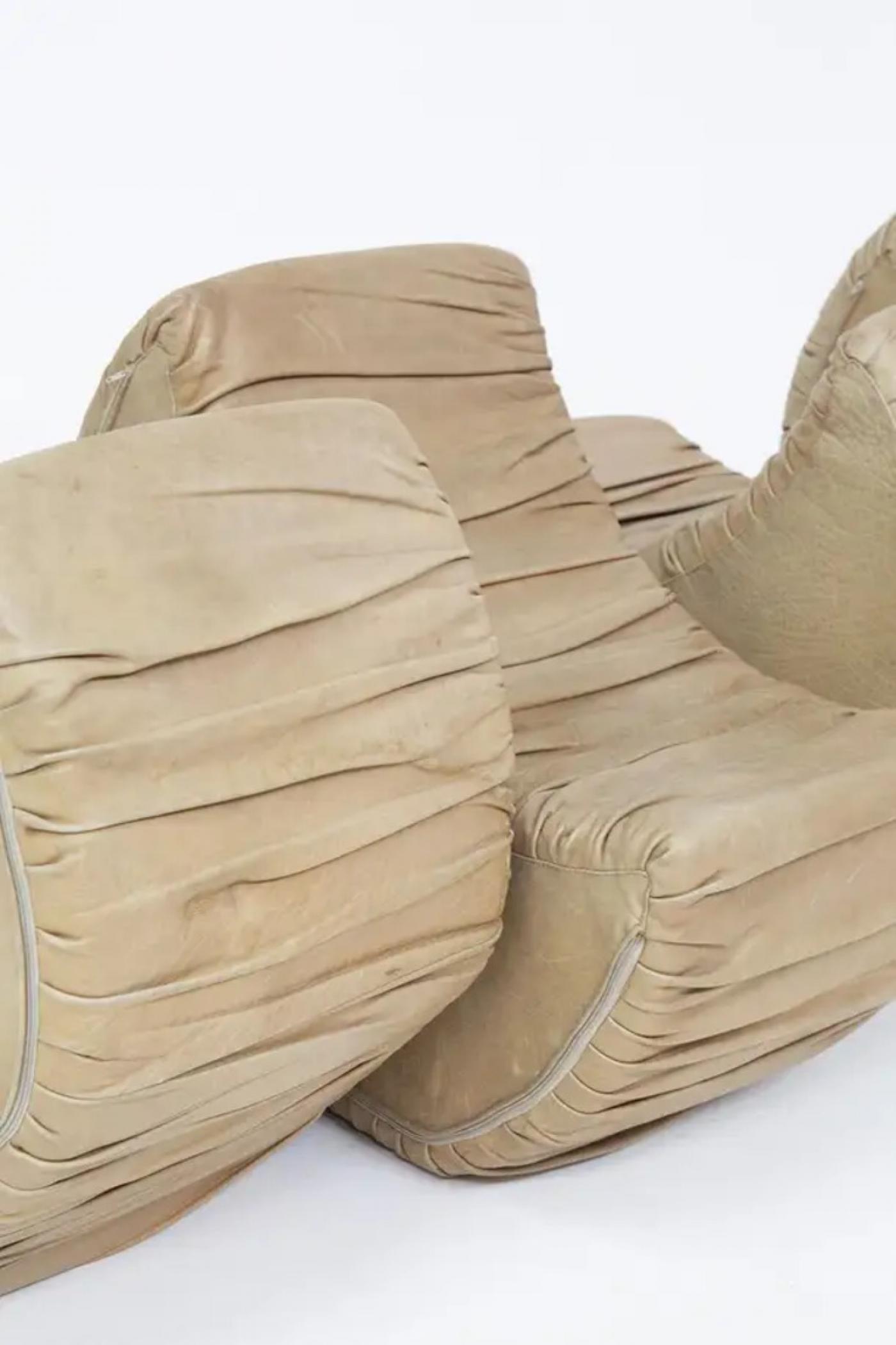 Marzio Cecchi - Rare Sofa prototype by Marzio Cecchi Model Serpente ...