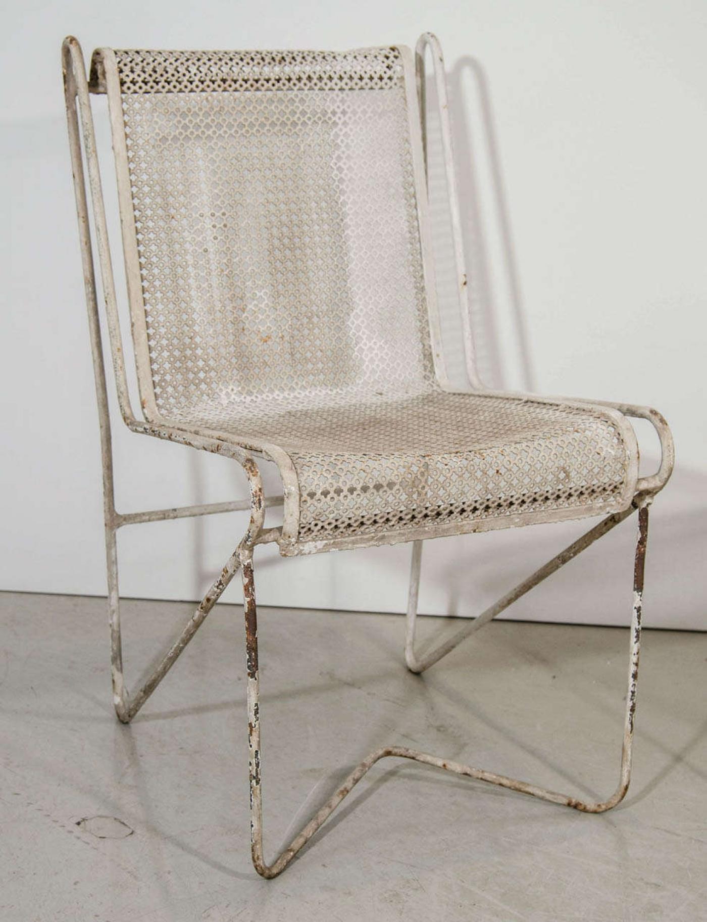 Mathieu Matégot - Mathieu Matégot Enameled Steel "Casablanca" Dining Chairs