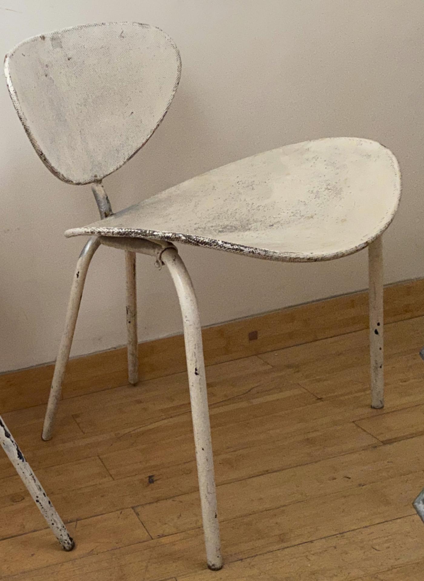 Mathieu Matégot - Mathieu Mategot genuine pair of "Nagasaki" chair in ...